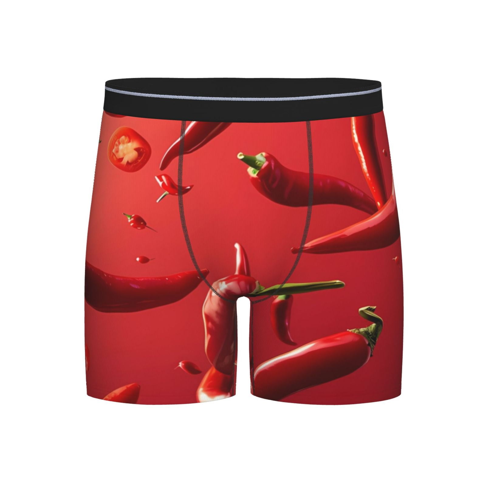 Disketp Floating Red Chili Peppers Men's Boxer Briefs Men’s Underwear ...