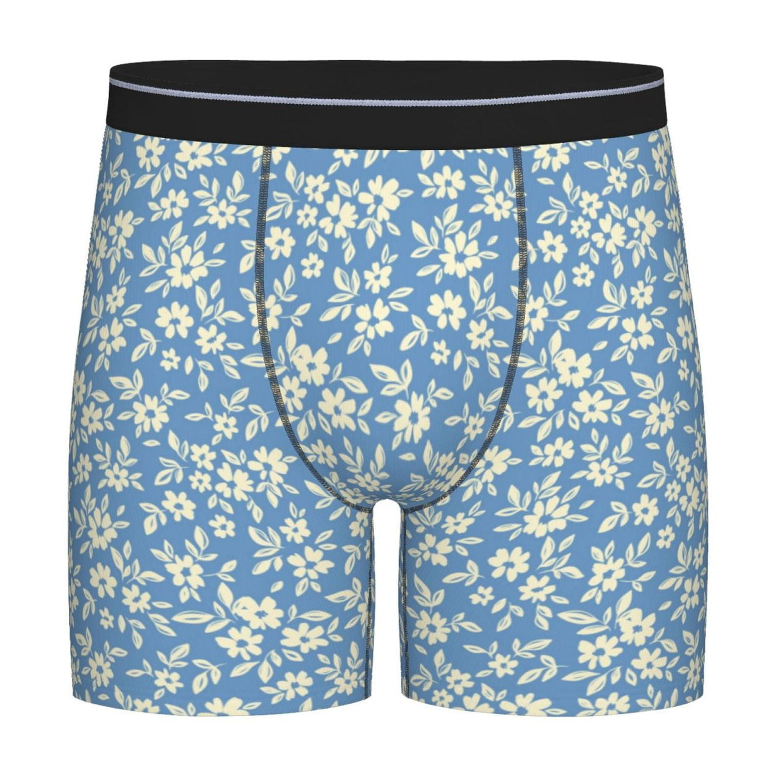 Disketp Floral Retro Style Men's Boxer Briefs Men’s Underwear Boxer ...