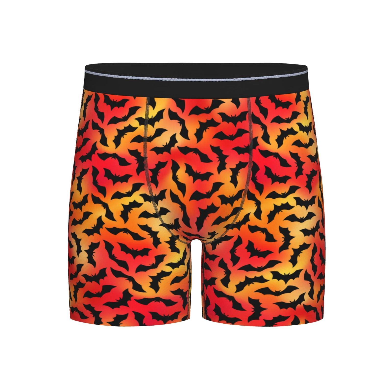 Disketp Flying Black Bat Men's Boxer Briefs Men’s Underwear Boxer ...