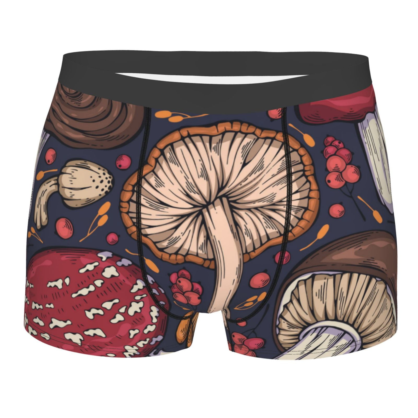 Disketp Forest Wild Mushroom Men'S Boxer Briefs,Soft And Breathable ...