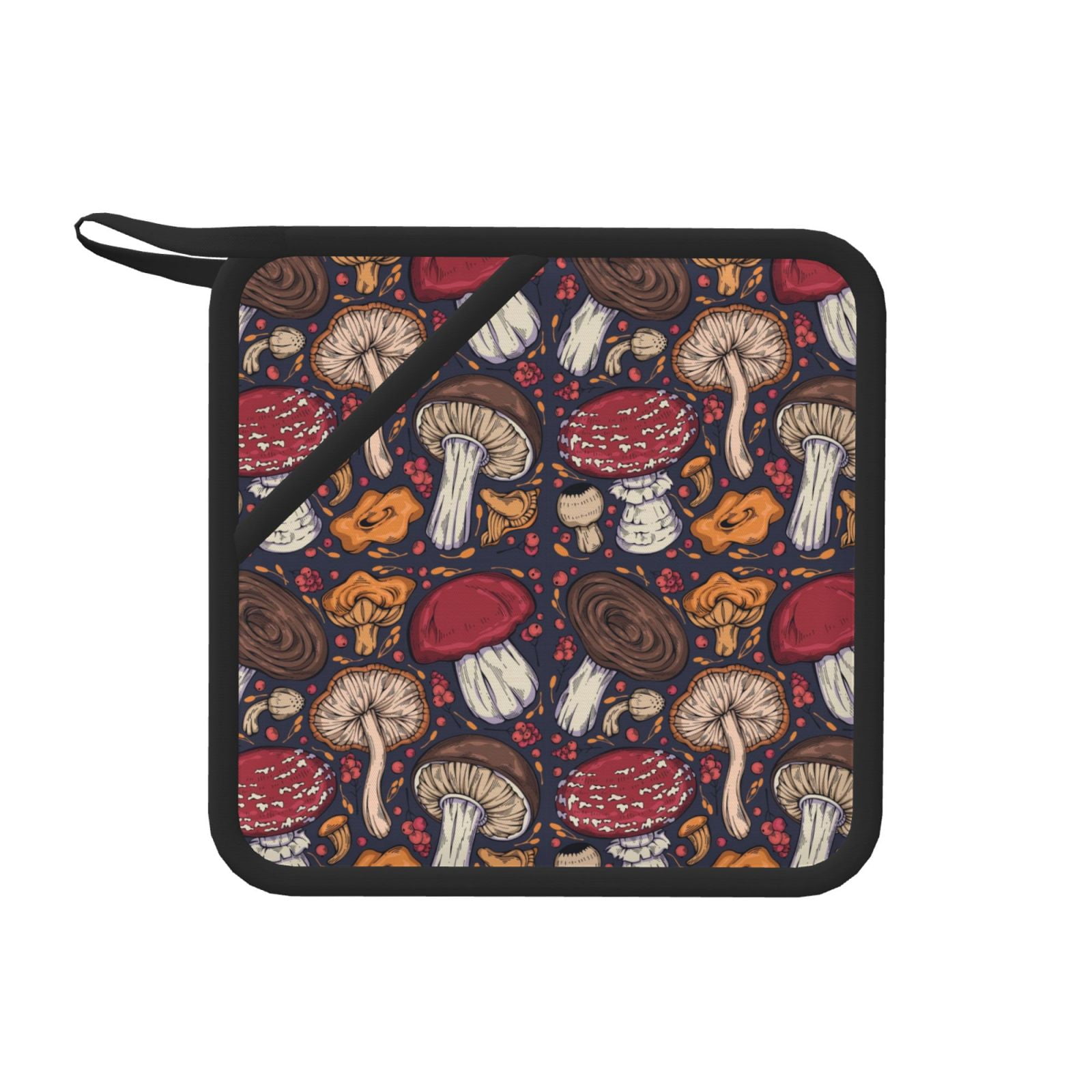 Disketp Forest Wild Mushroom Pot Holders Kitchen Insulation Mats Heat ...