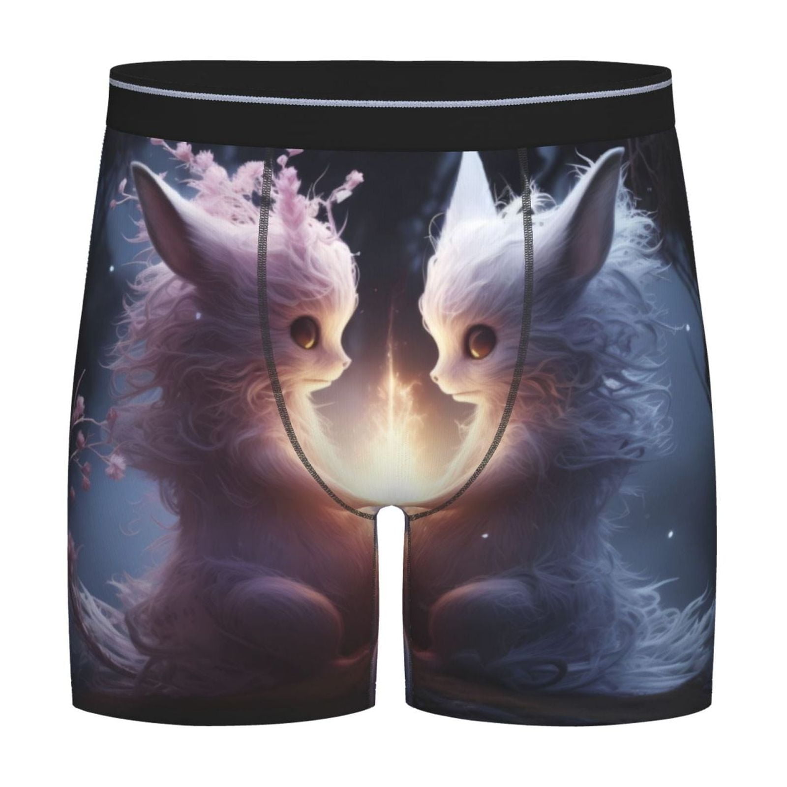 Disketp Fox Couple Men's Boxer Briefs Men’s Underwear Boxer Briefs for ...