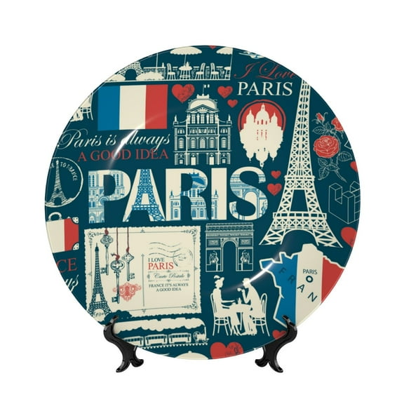 Disketp Hello Easter Ceramic Plate Dinner Plates Bone China Decorative ...