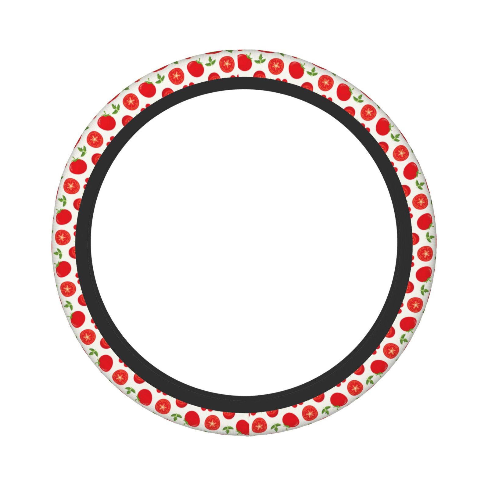 Disketp Fresh Red Tomato Elastic Microfiber Steering Wheel Cover for ...