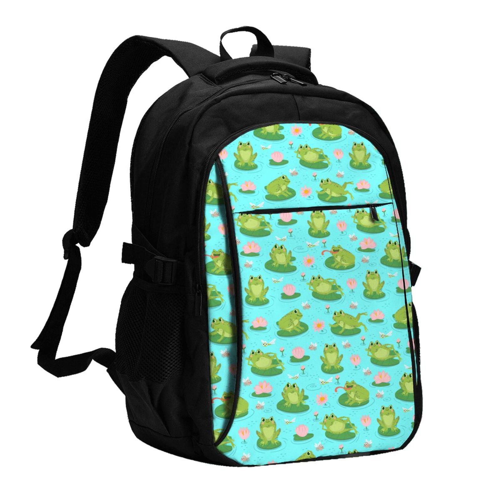 Disketp Frogs And Aquatic Plants Travel Laptop Backpack, Laptops ...