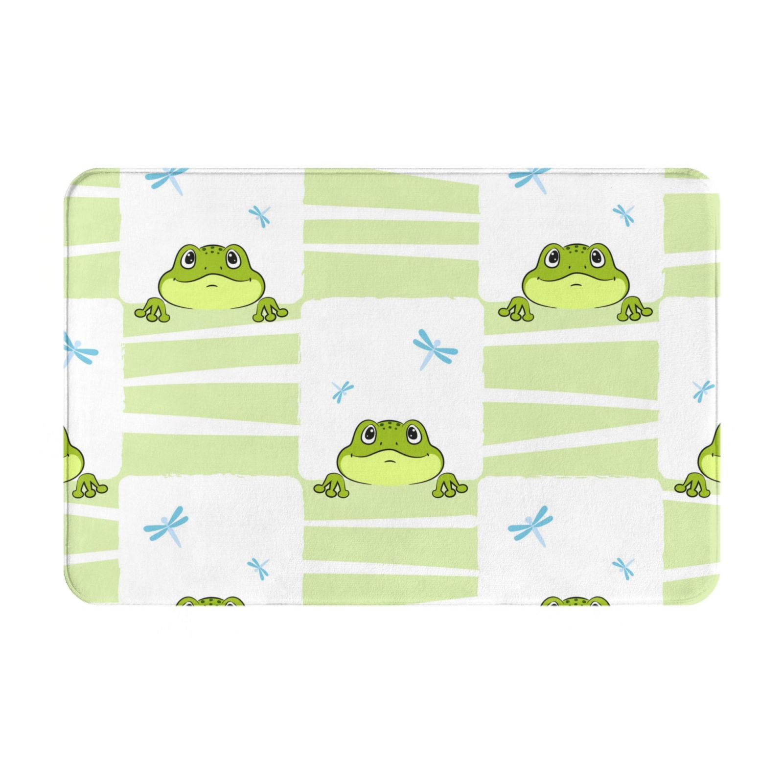 Disketp Frogs And Dragonflies Mat For Front Door Outside - Doormat ...