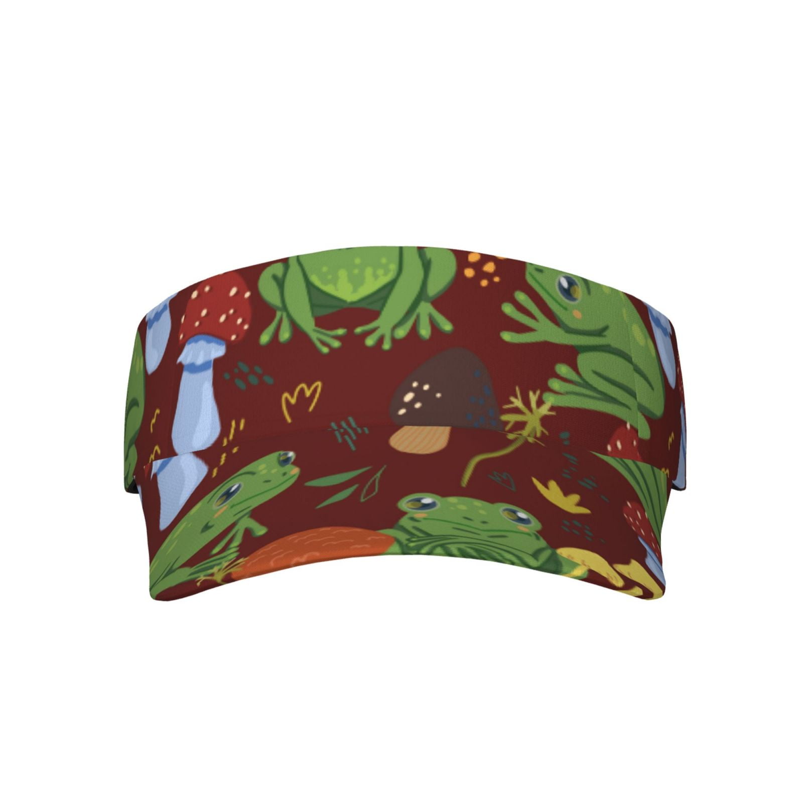 Disketp Frogs And Mushrooms Sun Visors For Women Men Unisex Tennis Golf ...