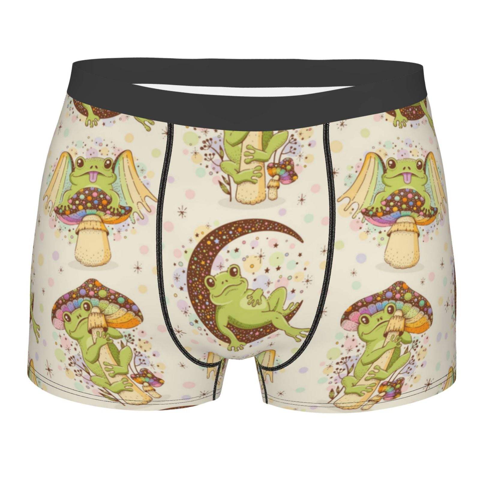 Disketp Frogs Men'S Boxer Briefs,Soft And Breathable Cotton Underwear ...