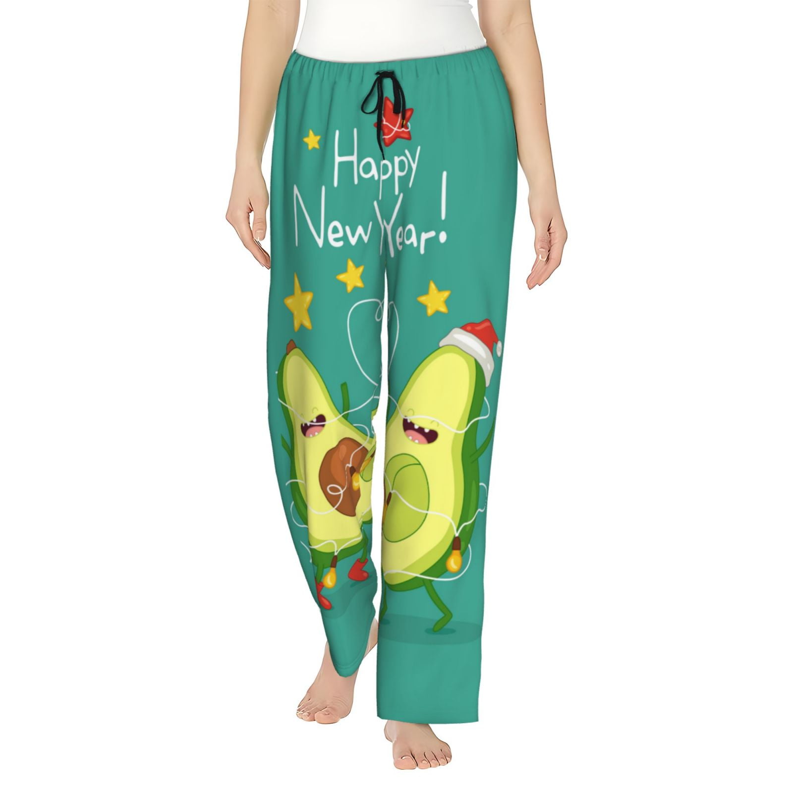 Disketp Funny Avocado Print Women'S Comfy Pajama Pants Casual ...