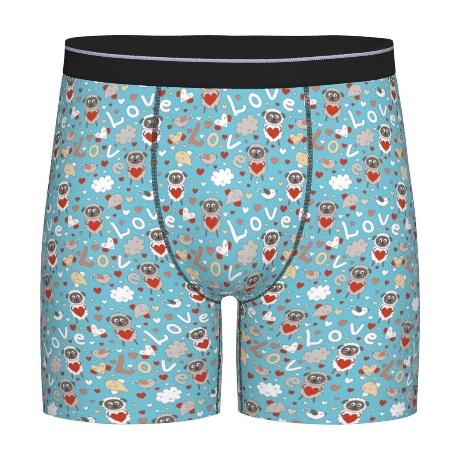 Disketp Funny Cartoon Animals Men's Boxer Briefs Men’s Underwear Boxer ...