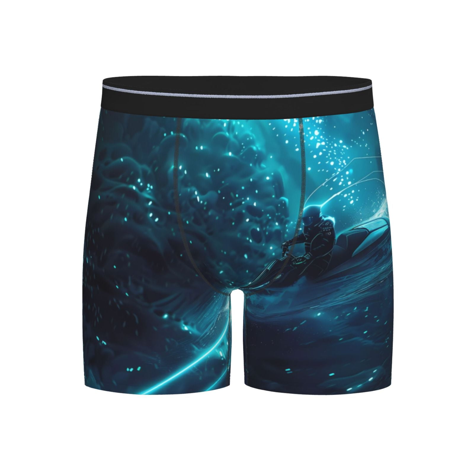 Disketp Futuristic Jet Ski Adventure Men's Boxer Briefs Men’s Underwear ...