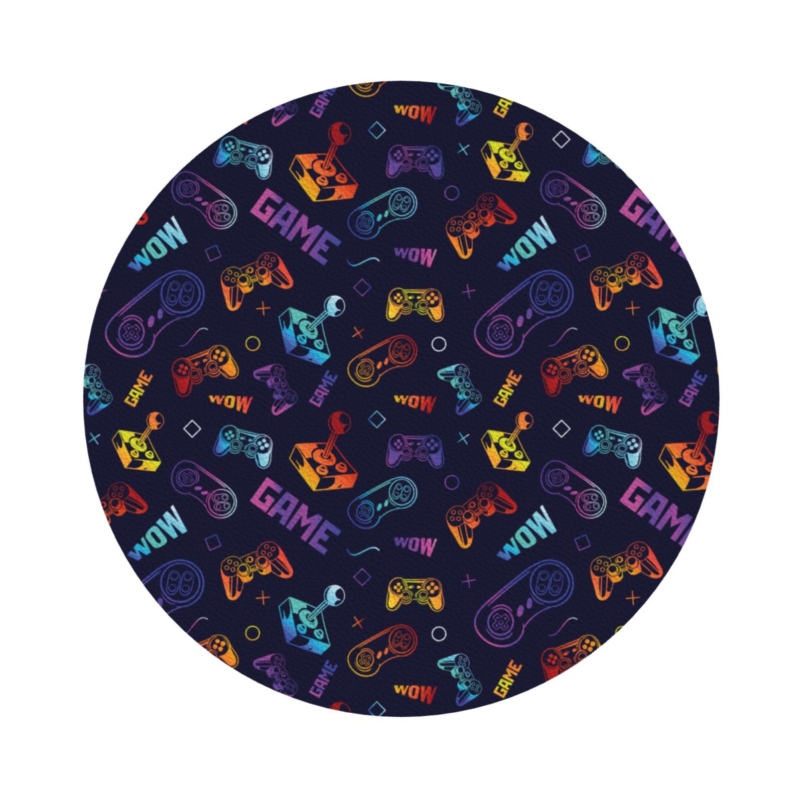 Disketp Games Funny Coasters,6 Pcs Leather Coasters With Holder ...