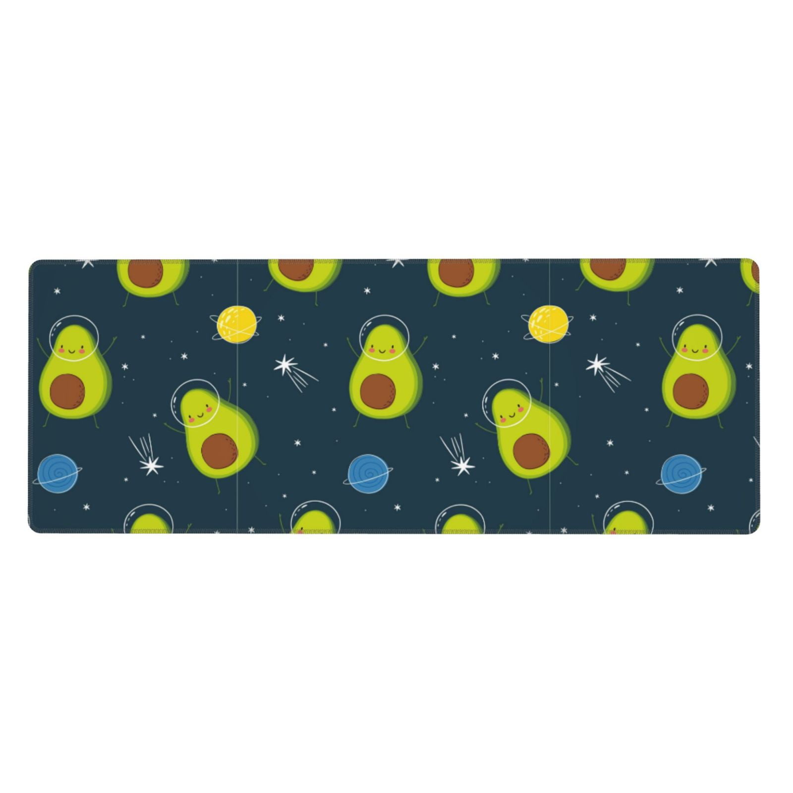 Disketp Gaming Mouse Pad Avocado In Space Pattern Large Mouse Mat Long ...