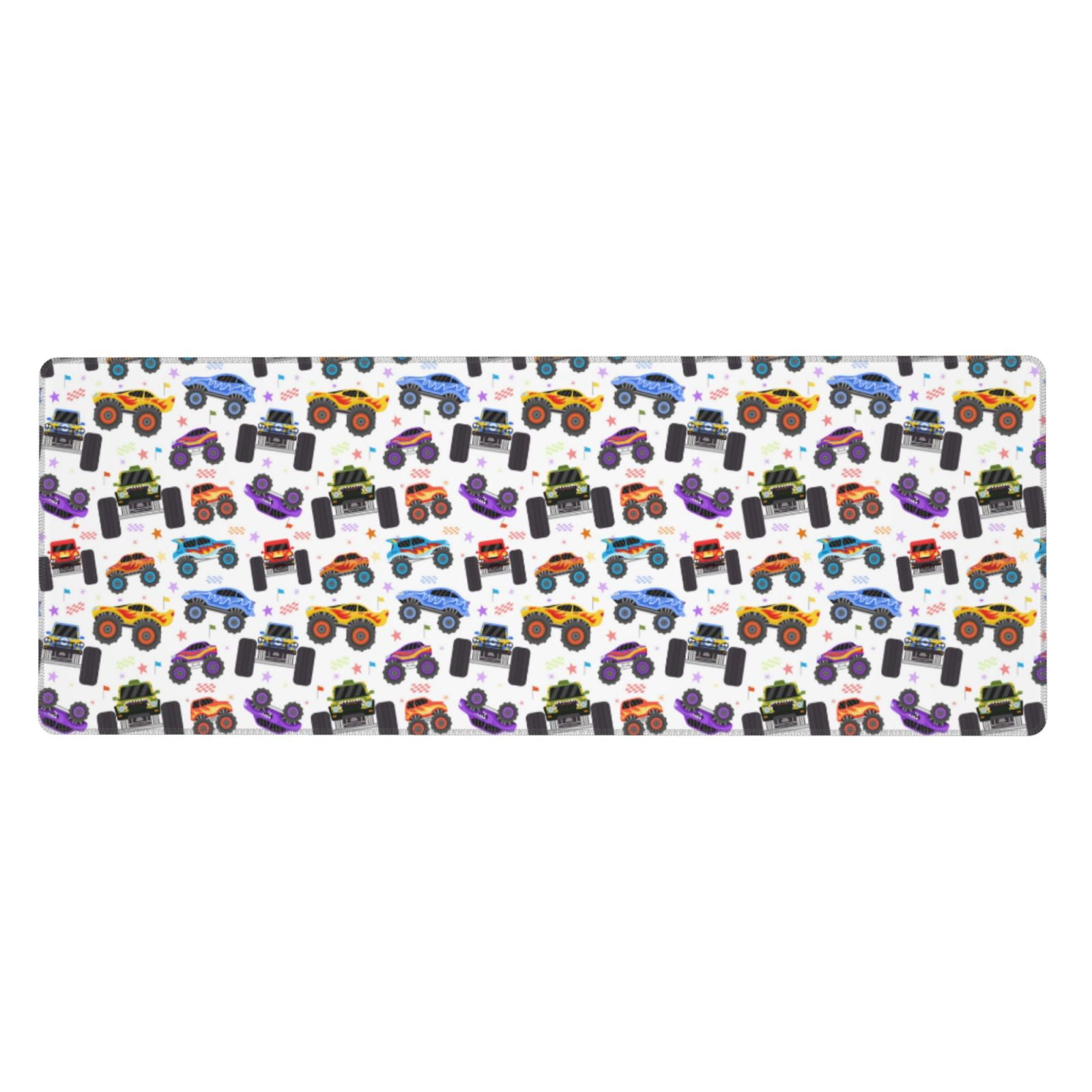 Disketp Gaming Mouse Pad Cartoon Monster Trucks1 Pattern Large Mouse ...