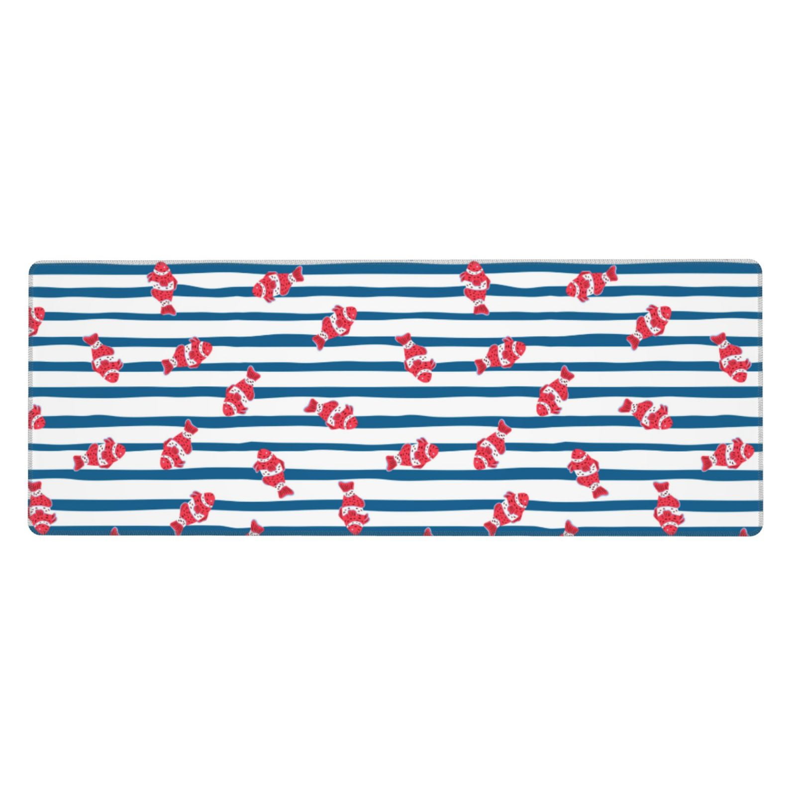 Disketp Gaming Mouse Pad Clown Fish Pattern Large Mouse Mat Long ...