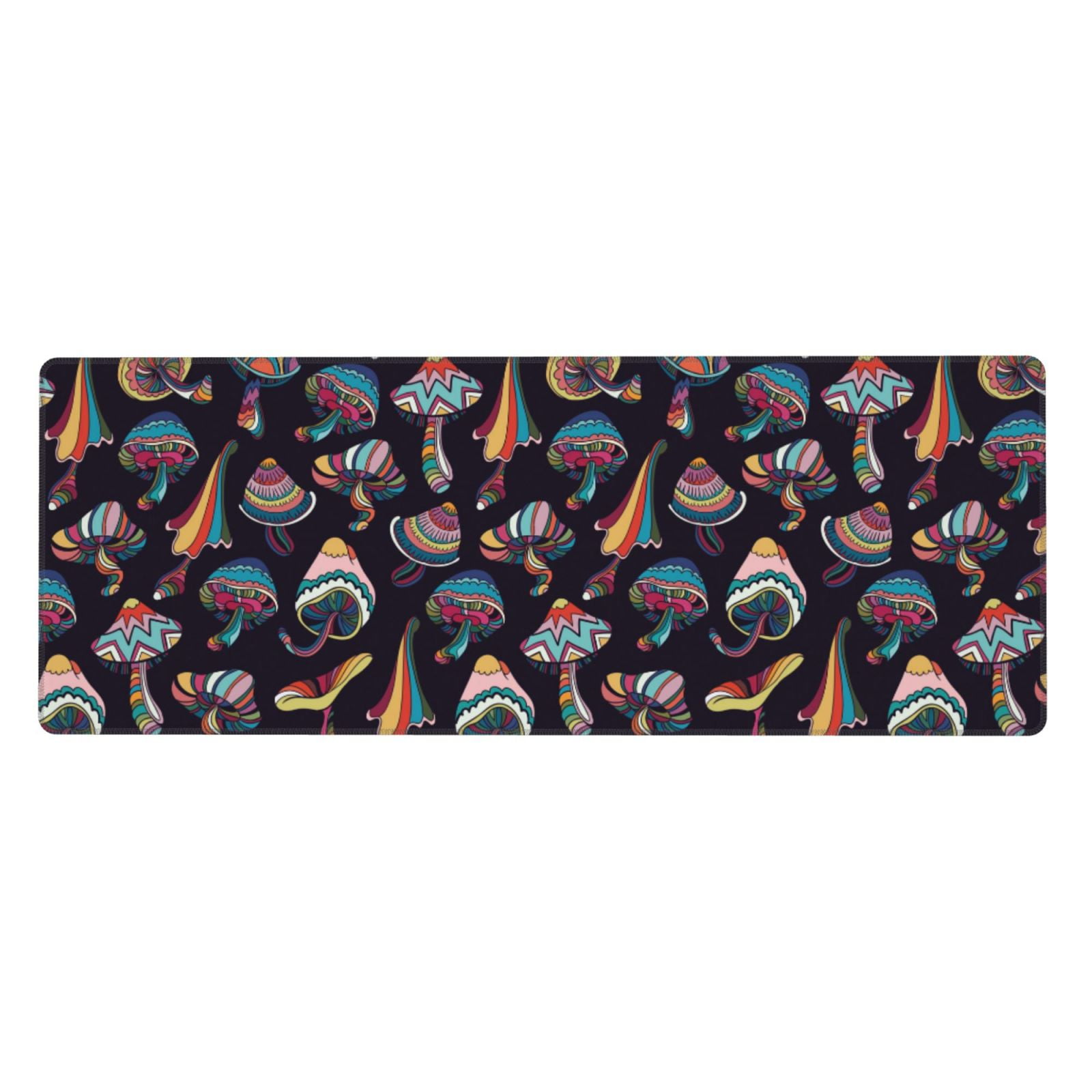Disketp Gaming Mouse Pad Colorful Mushrooms In Doodle Style Pattern ...
