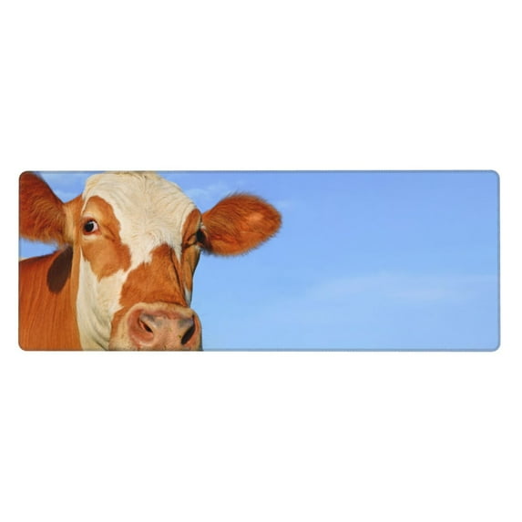 Disketp Gaming Mouse Pad Cow On Pasture Pattern Large Mouse Mat Long ...