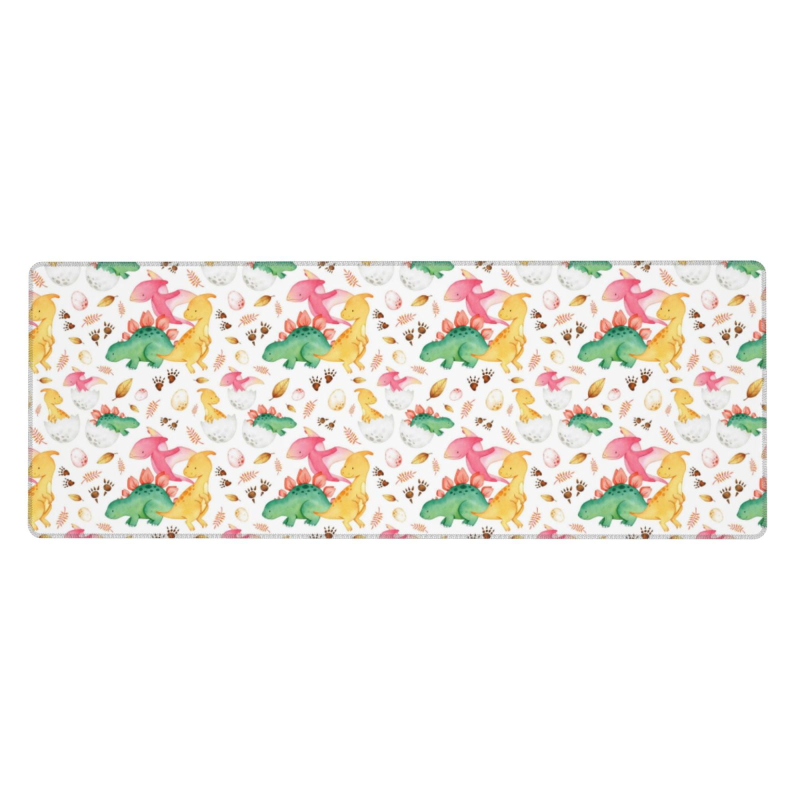 Disketp Gaming Mouse Pad Cute Baby Dinosaurs Pattern Large Mouse Mat ...