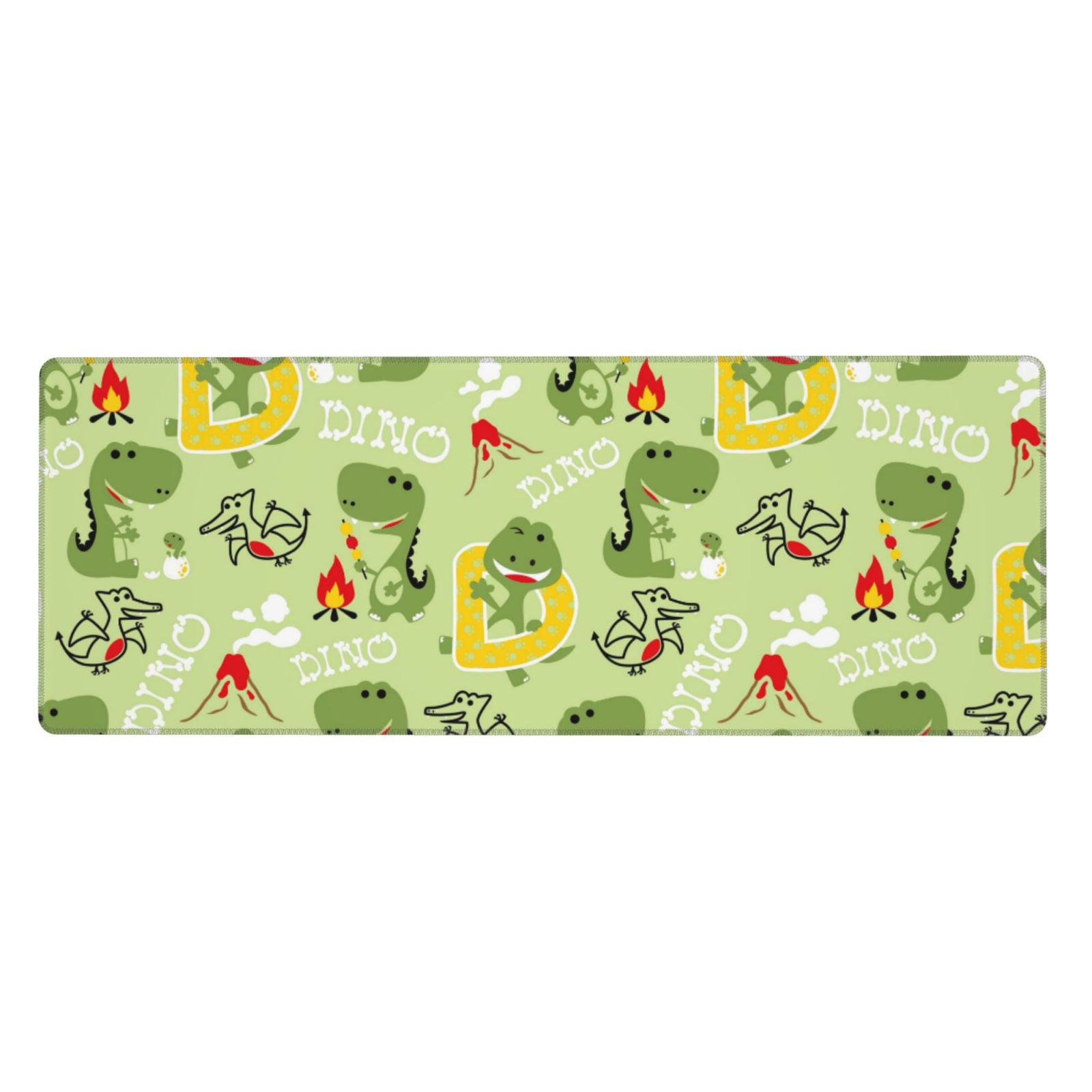 Disketp Gaming Mouse Pad Cute Dinosaurs Cartoon Pattern Large Mouse Mat ...
