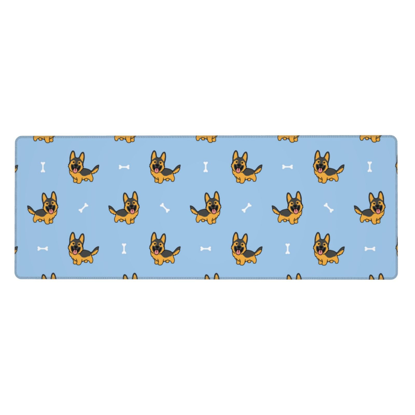 Disketp Gaming Mouse Pad Cute Puppy Pattern Large Mouse Mat Long ...