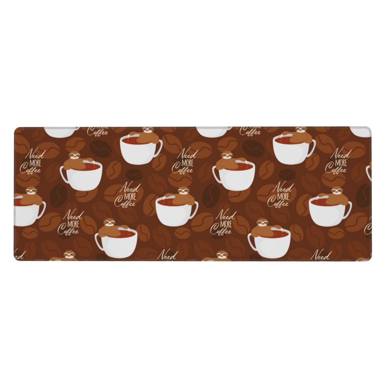 Disketp Gaming Mouse Pad Cute Sloths Bear Relaxing In Coffee Cup ...