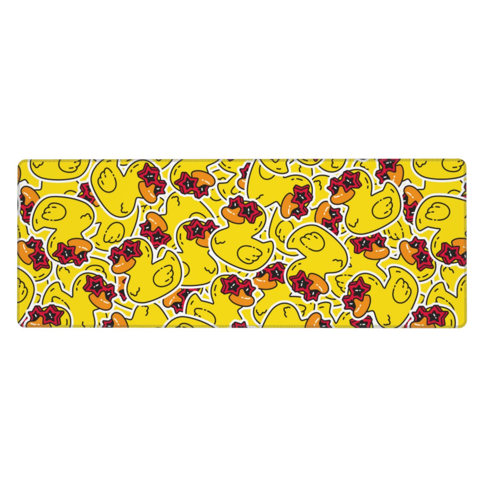 Disketp Gaming Mouse Pad Duck With Star Sunglasses Pattern Large Mouse ...