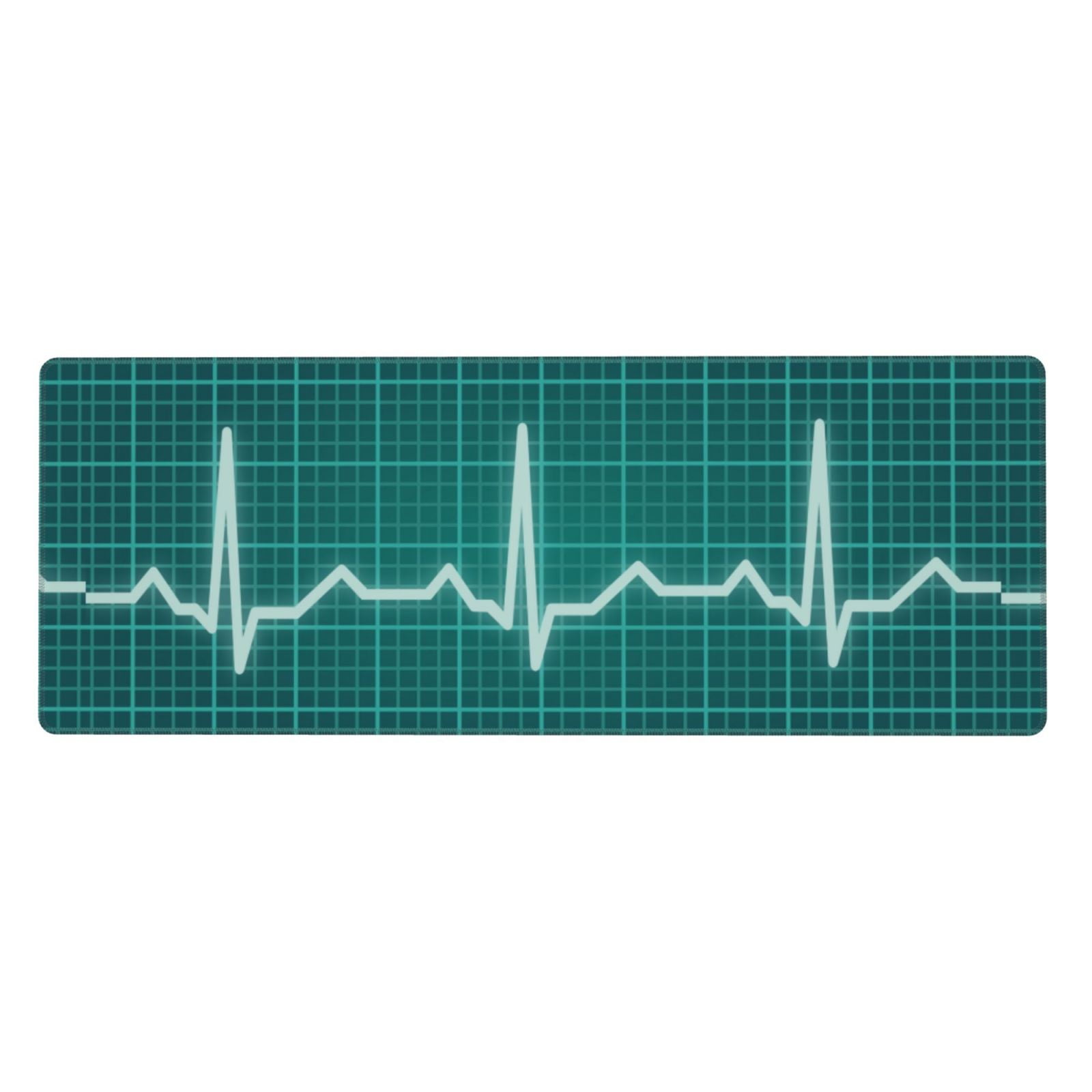 Disketp Gaming Mouse Pad Ecg Wave Pattern Large Mouse Mat Long Extended ...