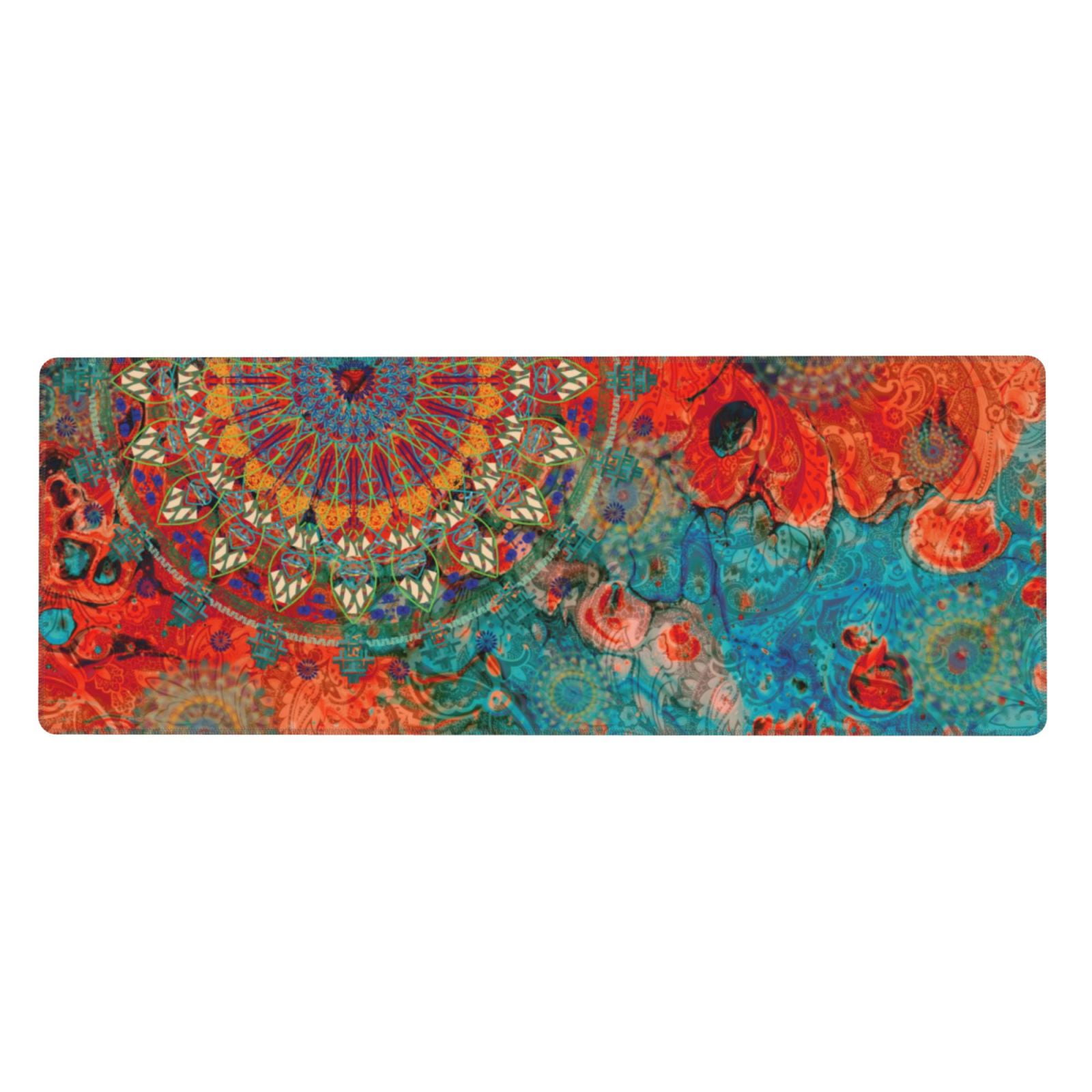 Disketp Gaming Mouse Pad Mandala Colorful 1 Pattern Large Mouse Mat ...