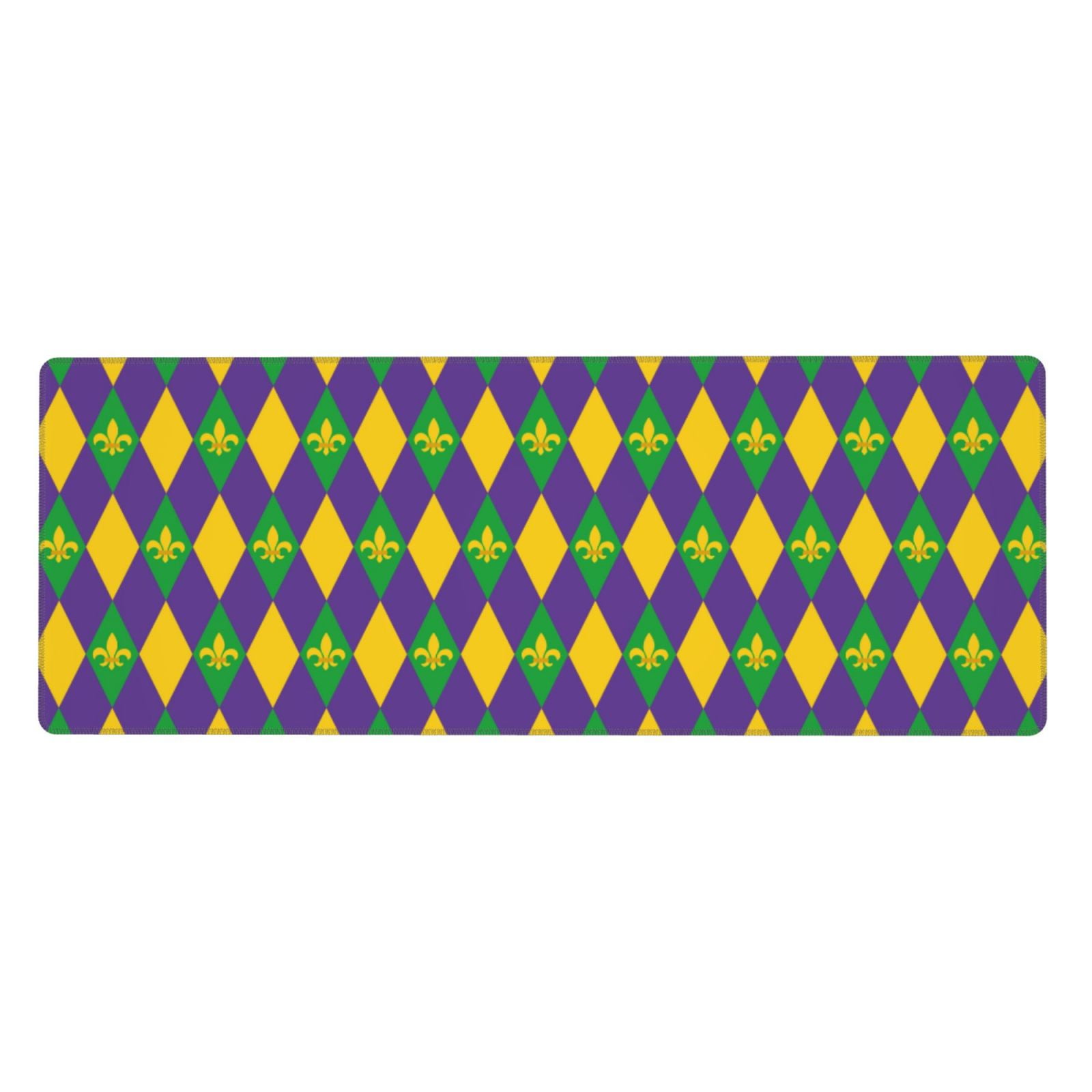 Disketp Gaming Mouse Pad Mardi Gras Pattern Large Mouse Mat Long ...
