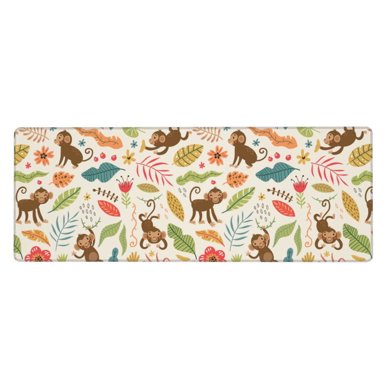 Disketp Gaming Mouse Pad Monkeys In The Jungle Pattern Large Mouse Mat ...