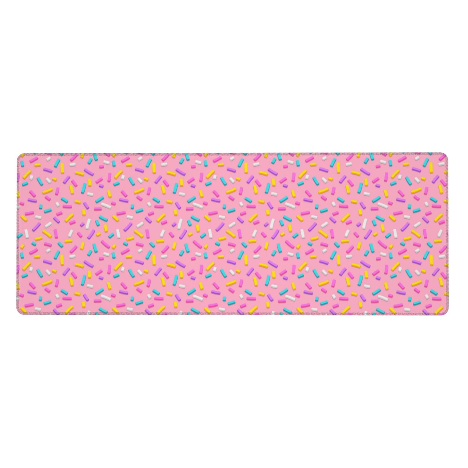 Disketp Gaming Mouse Pad Pink Donut Pattern Large Mouse Mat Long ...