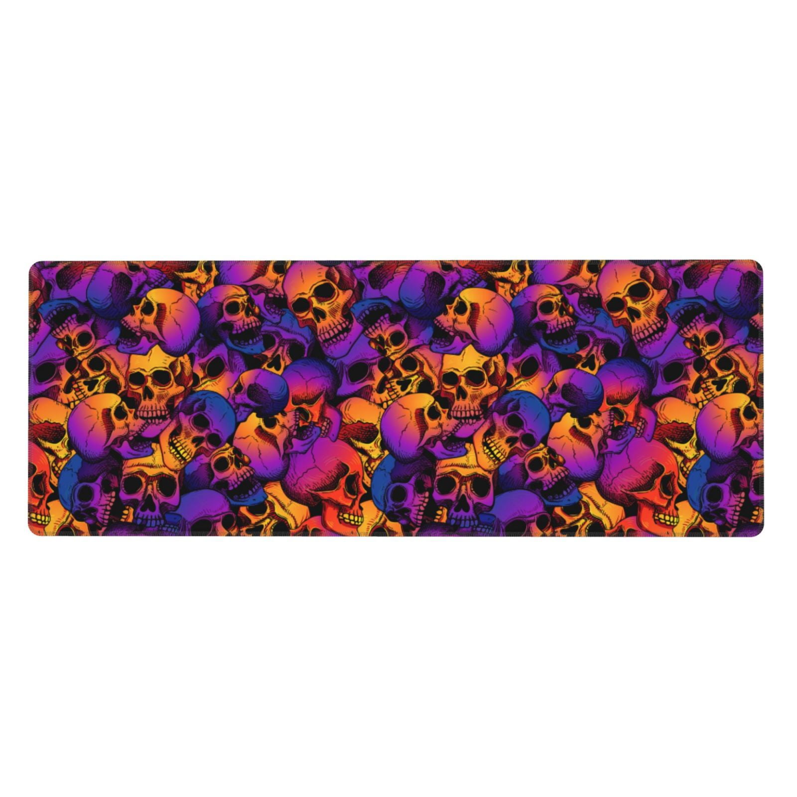 Disketp Gaming Mouse Pad Skull Pattern Large Mouse Mat Long Extended ...