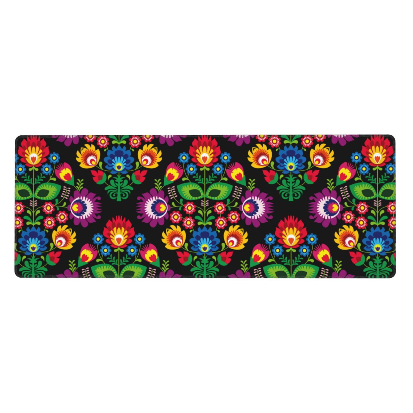 Disketp Gaming Mouse Pad Traditional Floral Polish Pattern Large Mouse ...
