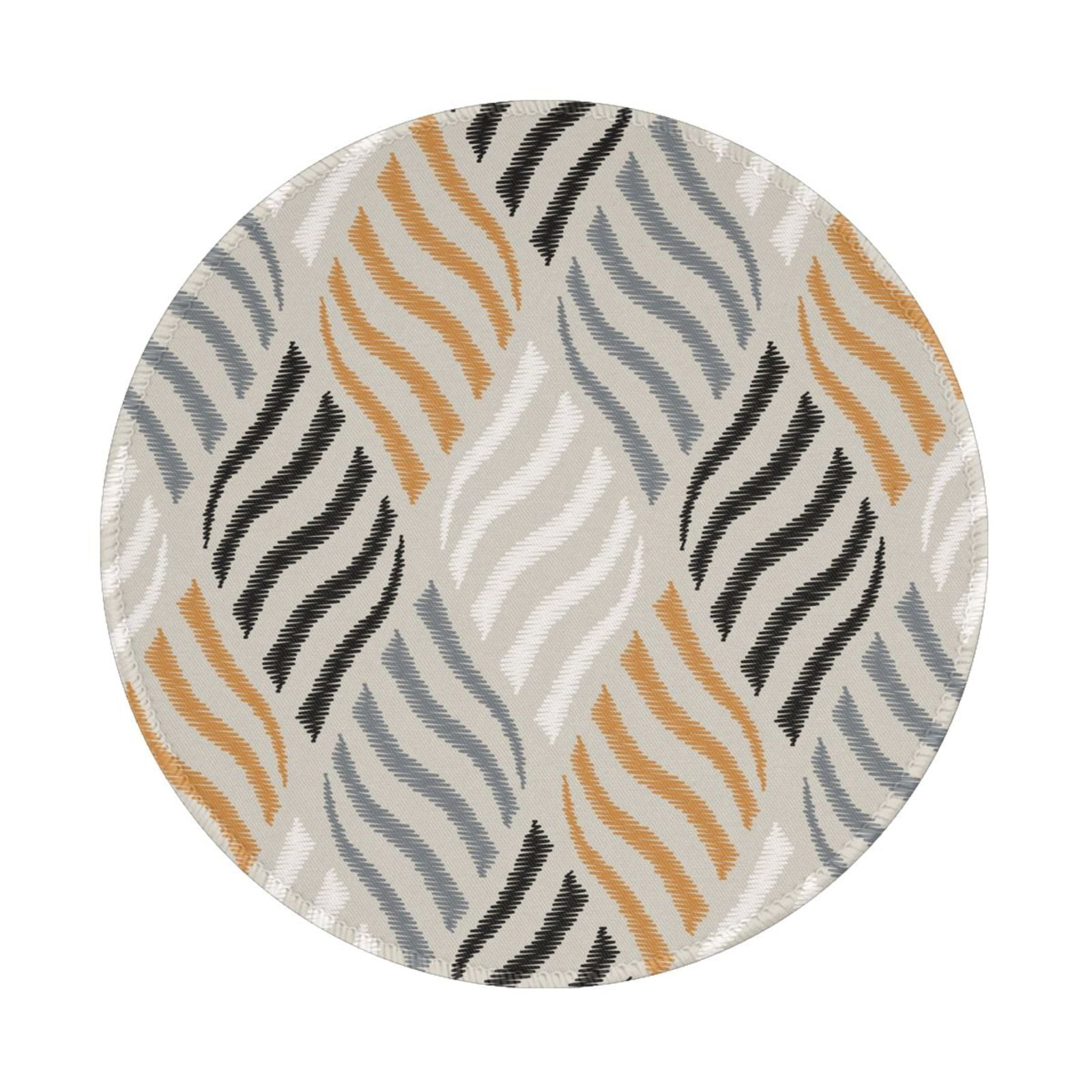Disketp Geometric Small Mouse Pad 7.9x7.9 Inches,Washable Round ...