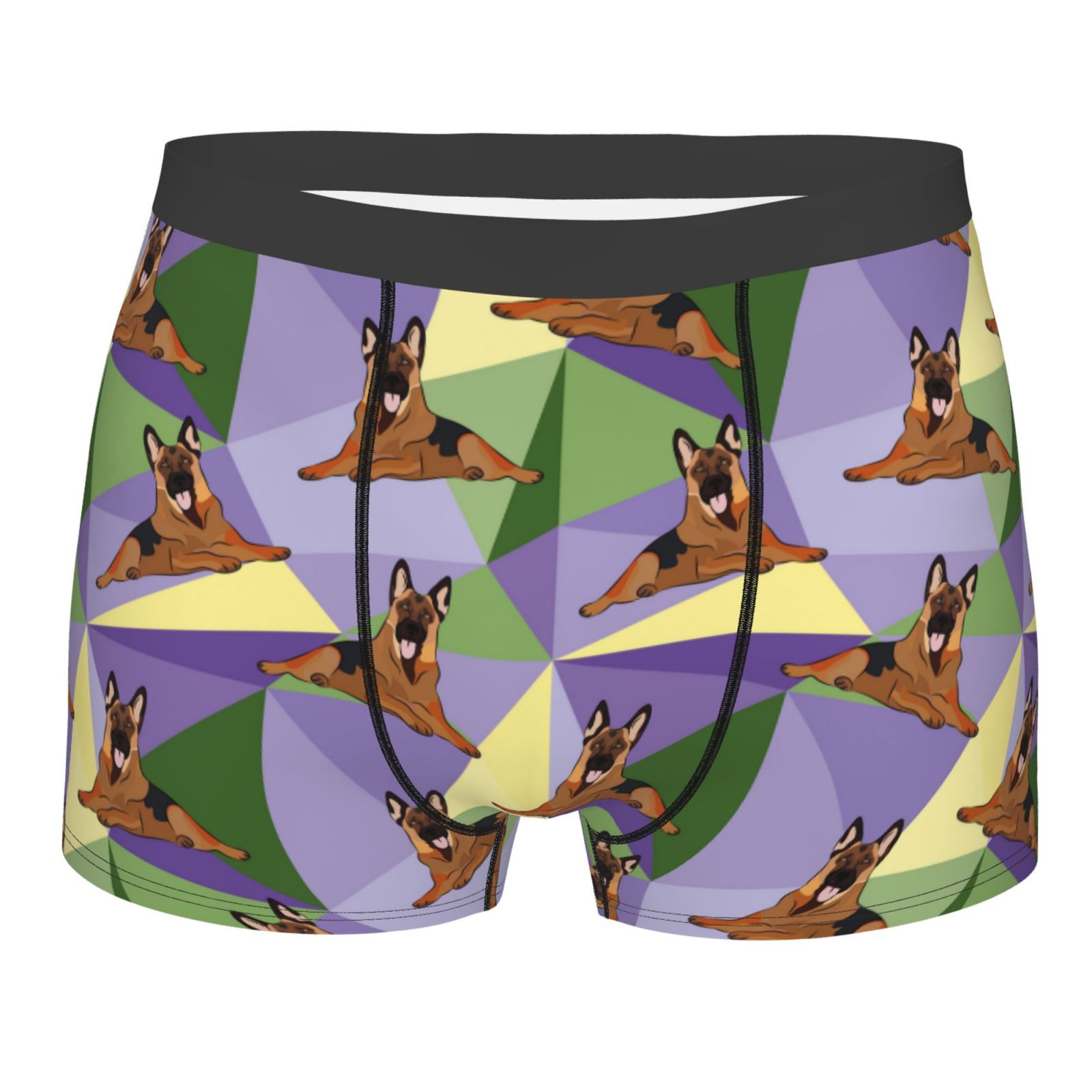 Disketp German Shepherd Dog Men's Boxer Briefs,Soft and Breathable ...