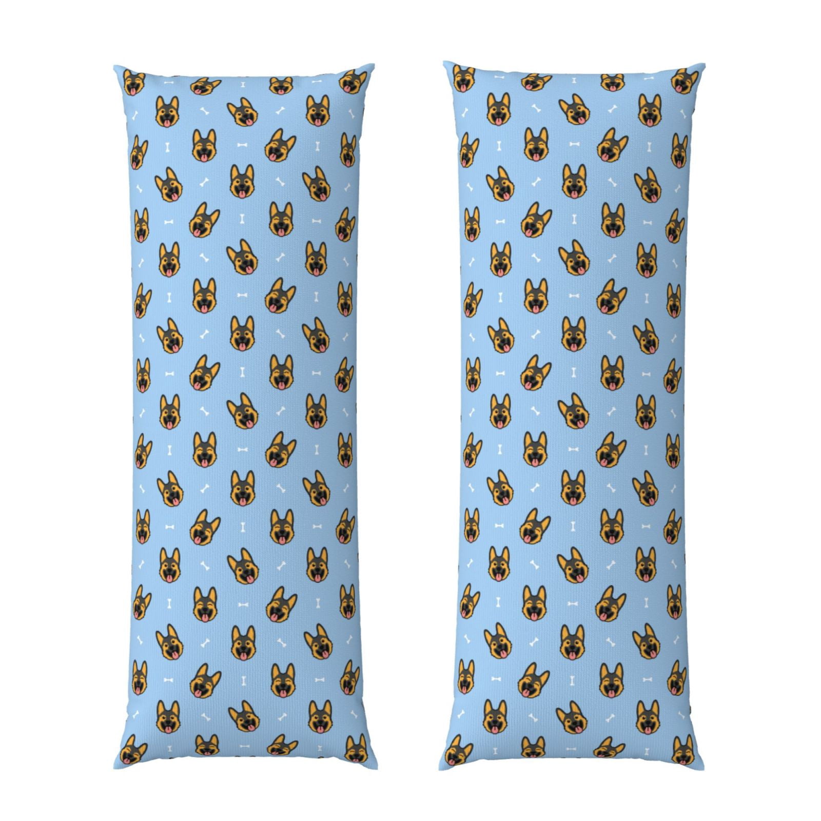 Disketp German Shepherd Puppy Print Body Pillow Cover - Super Soft ...