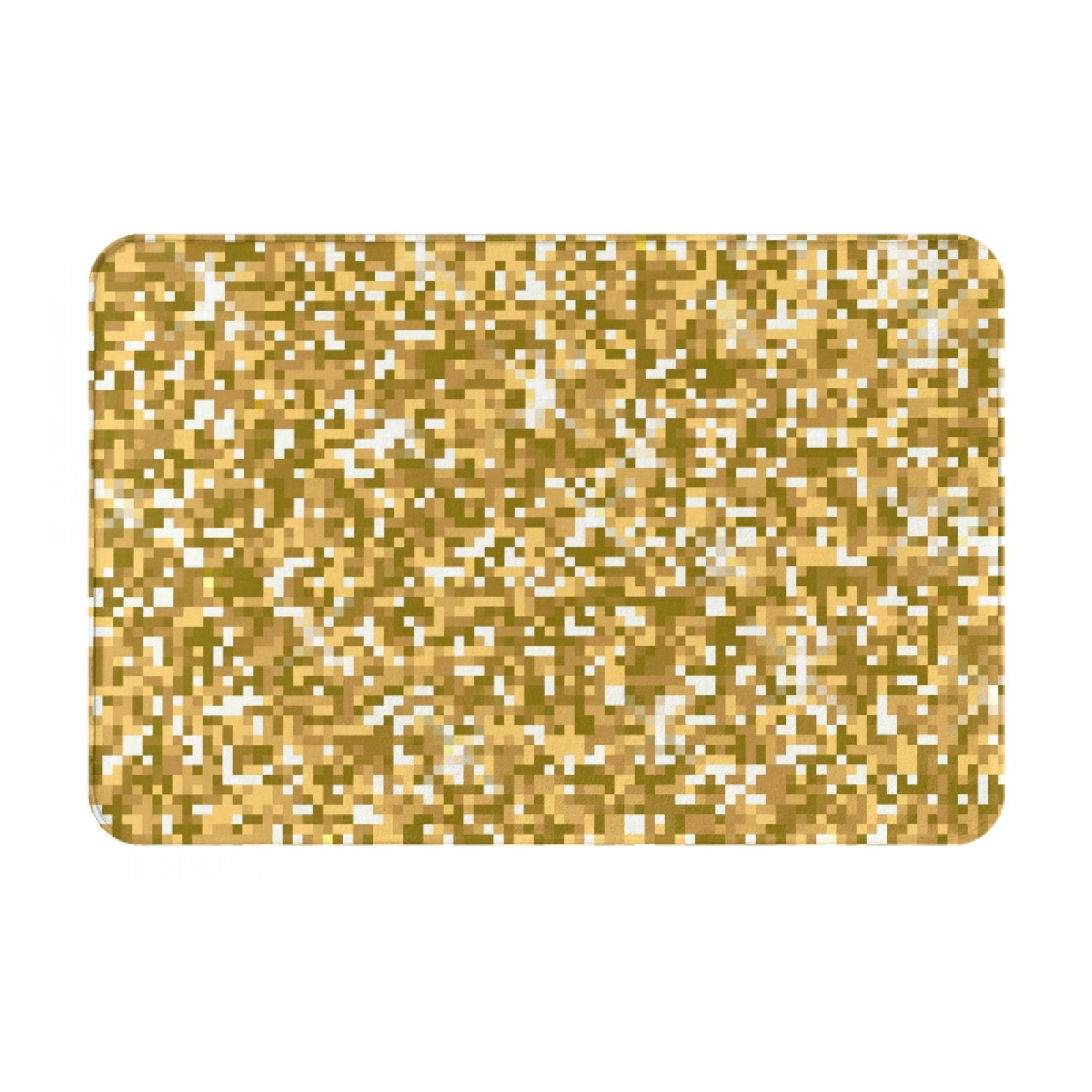 Disketp Glitter Gold Mat For Front Door Outside - Doormat Outdoor ...