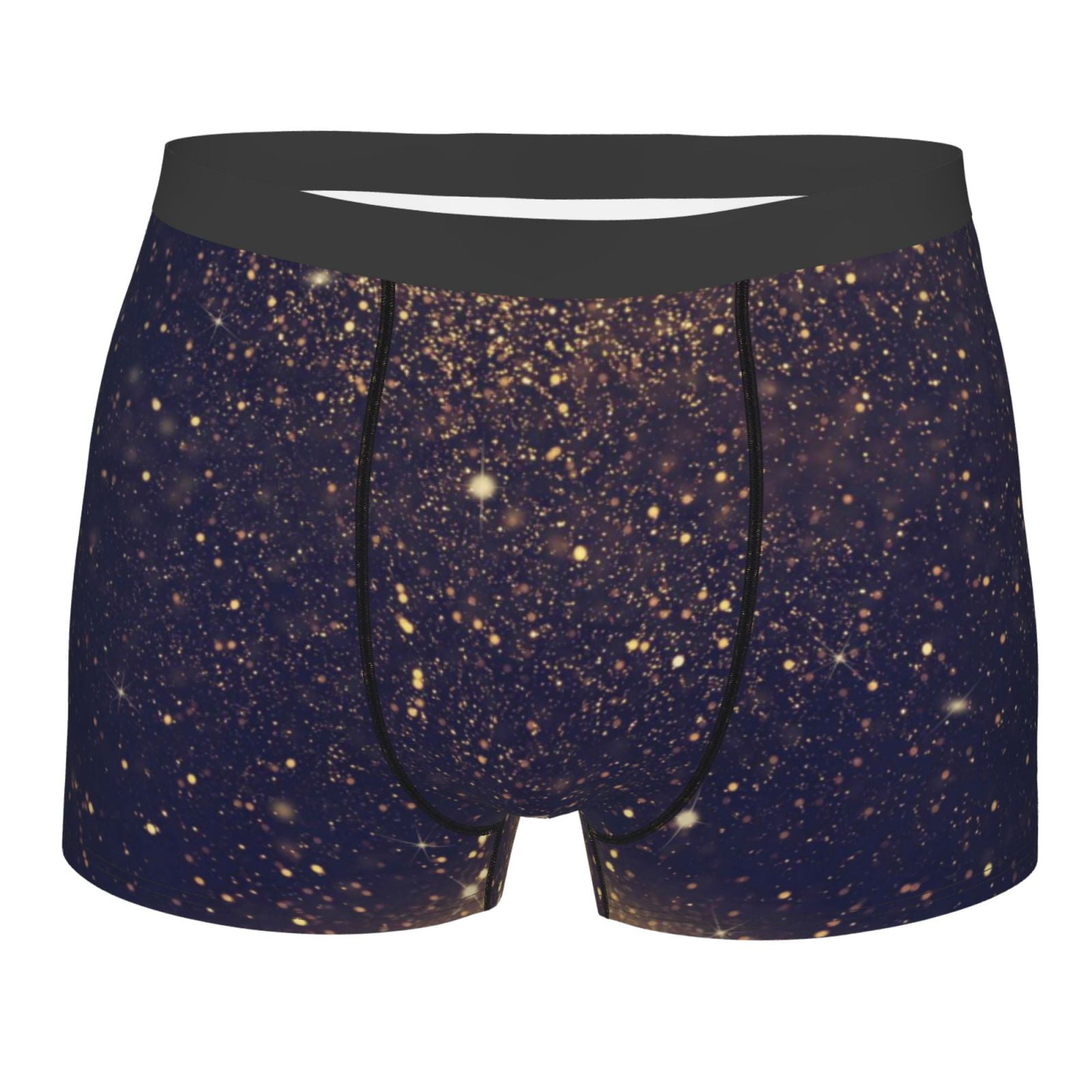 Disketp Gold Black Glitter Men'S Boxer Briefs,Soft And Breathable ...