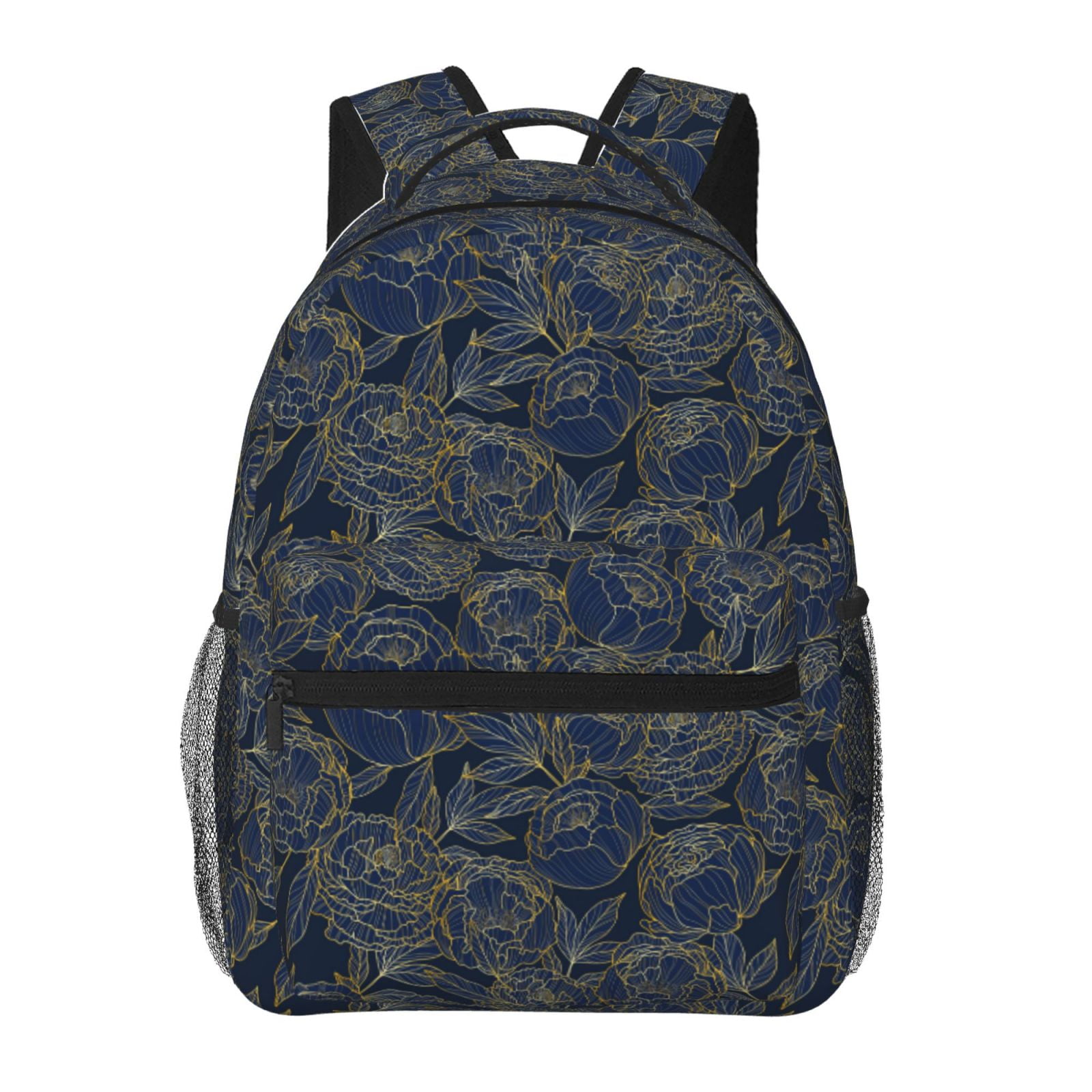 Disketp Golden Peonies Backpack for Men and Women - Lightweight ...