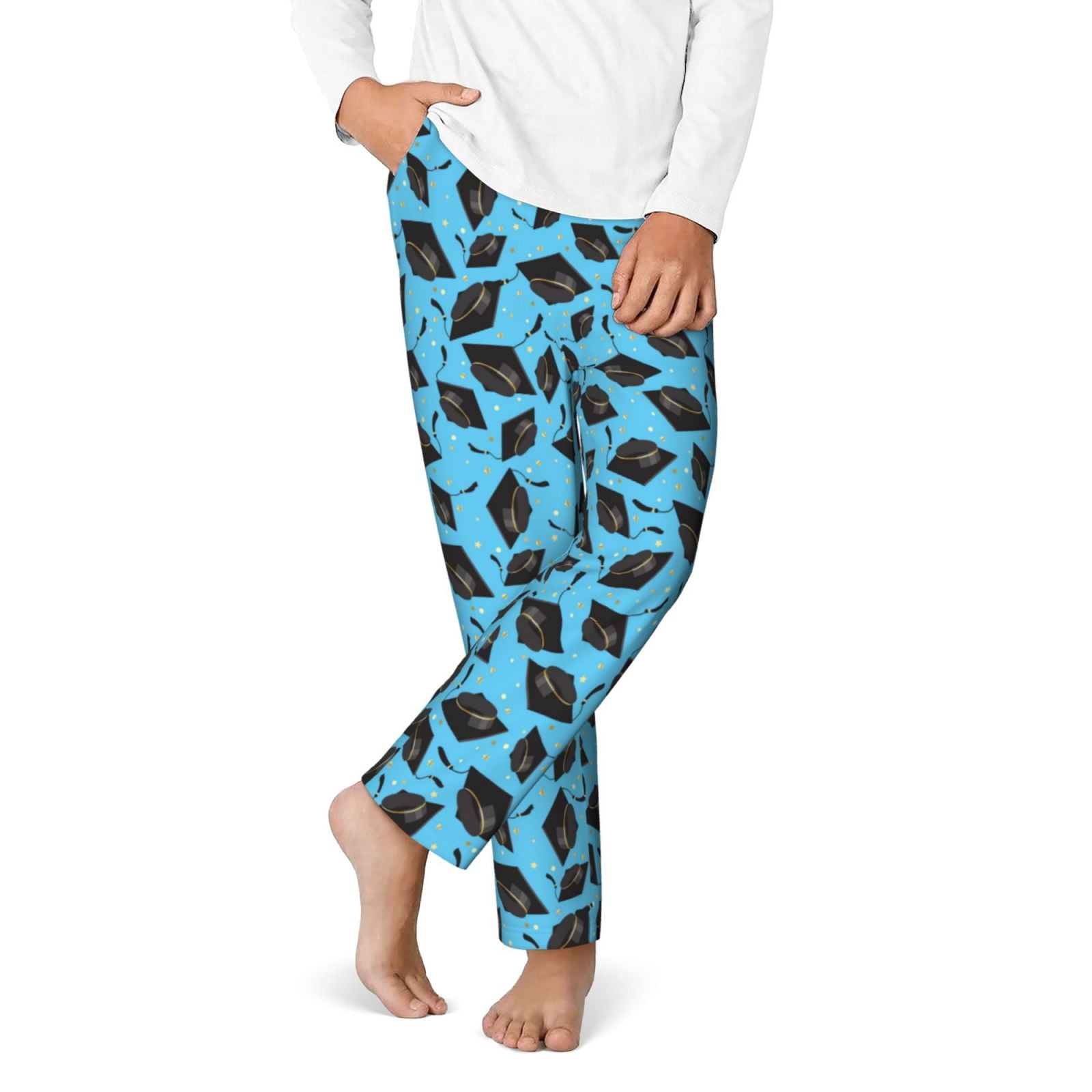 Disketp Graduation Hats2 for Teenagers' Pajama Pants ,Lounge Pants Teen ...