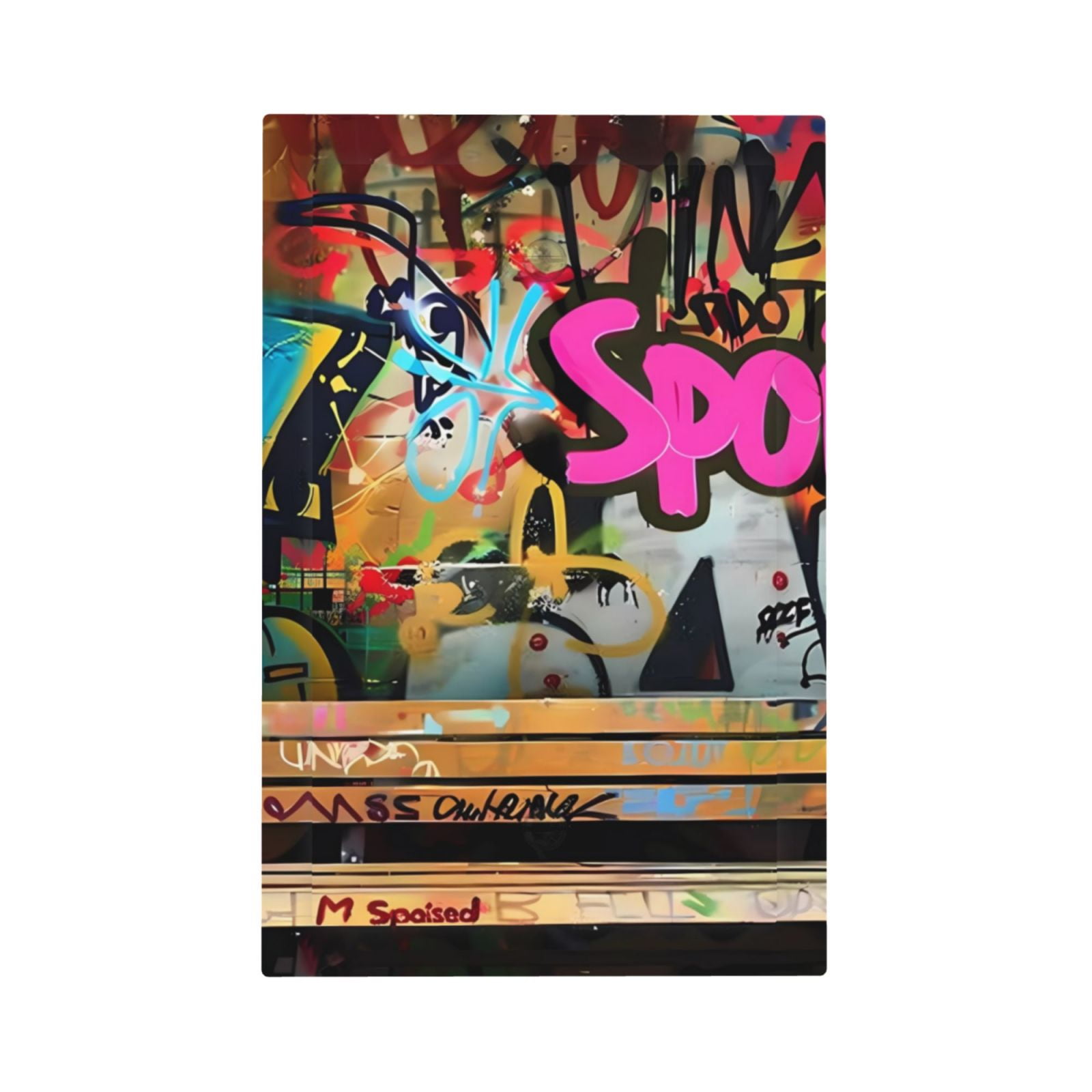 Disketp Graffiti Lamp Urban Scene Decorative Light Switch or Outlet ...