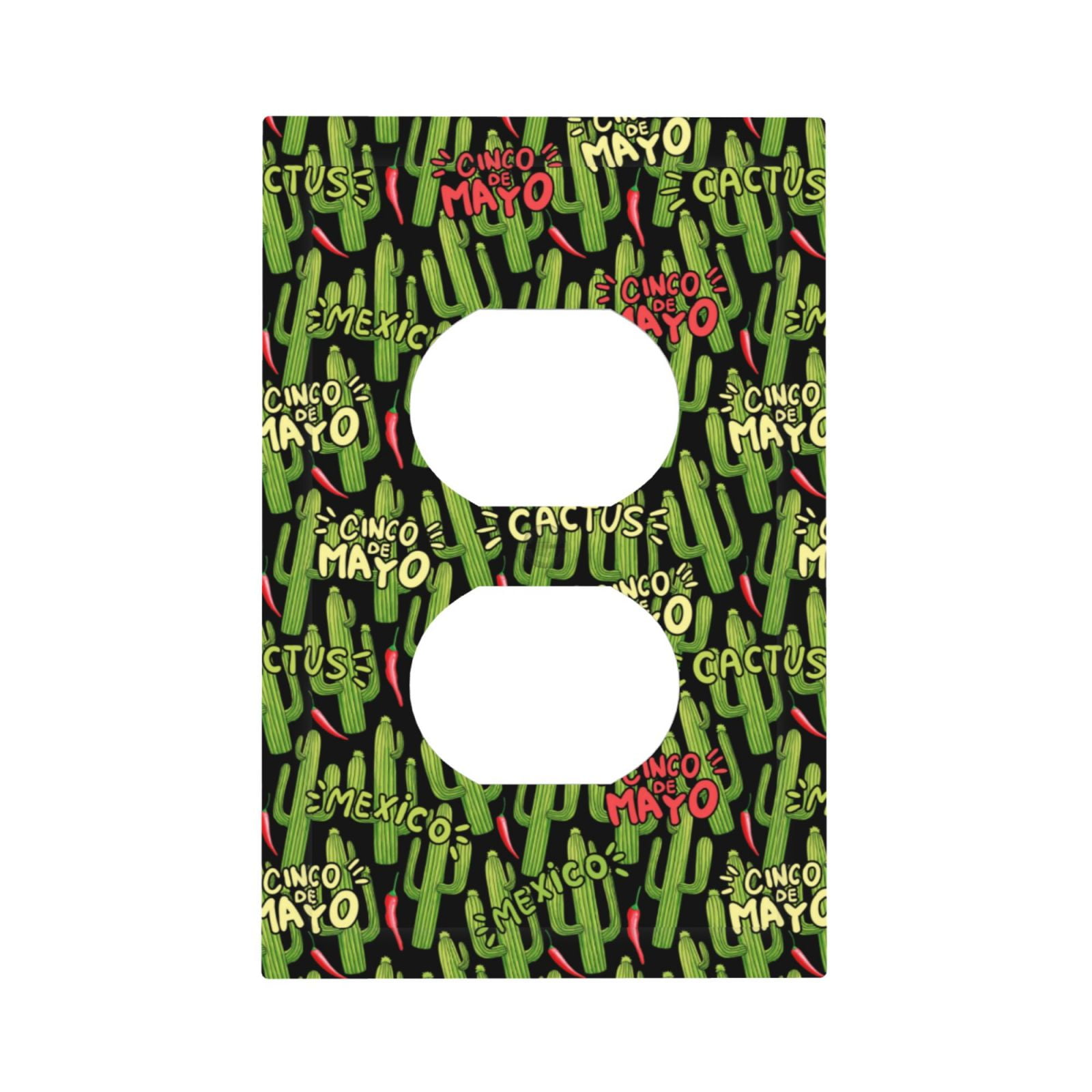 Disketp Green Cacti And Red Chili Decorator Light Switch or Receptacle ...
