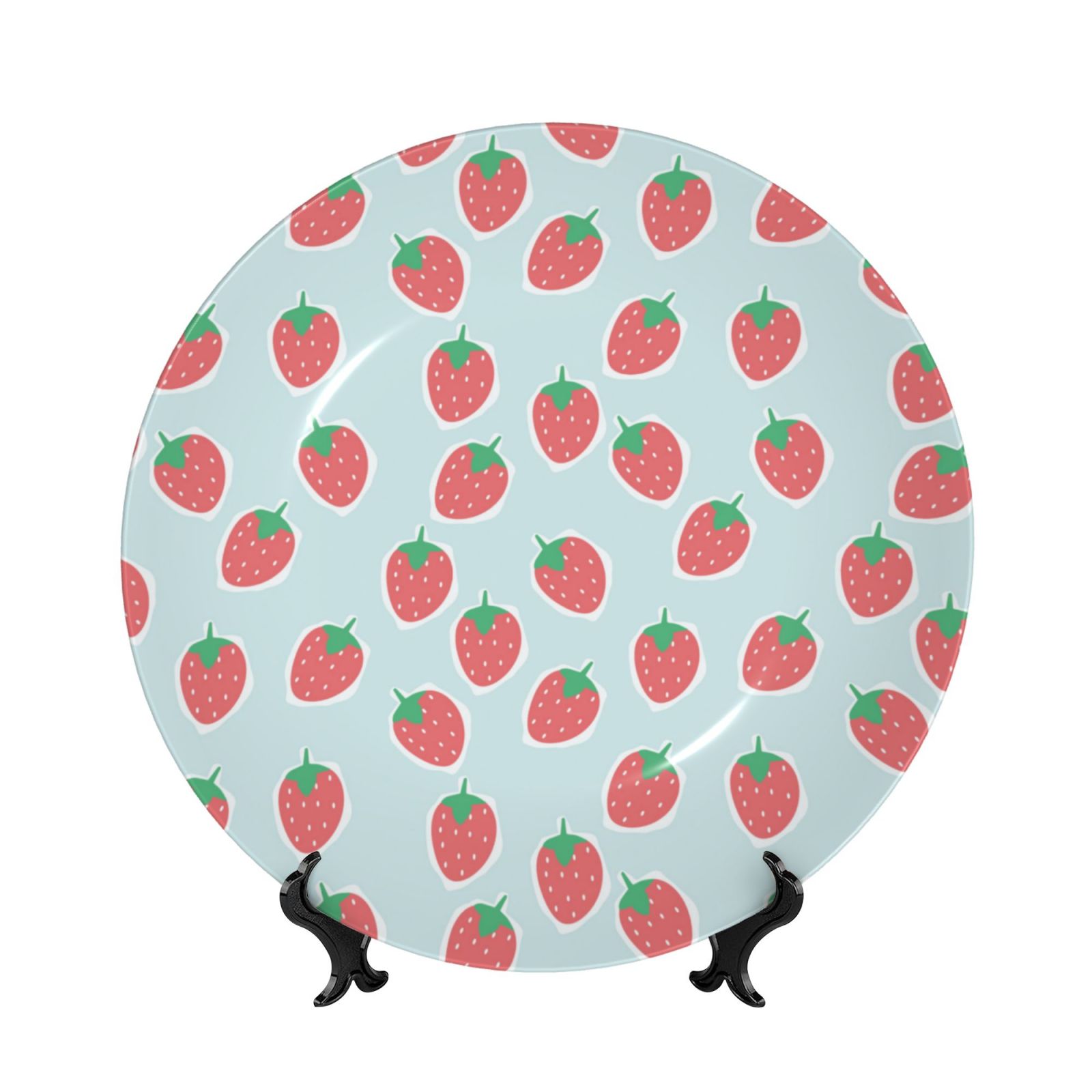 Disketp Hand Drawn Strawberry Ceramic Plate Dinner Plates Bone China ...
