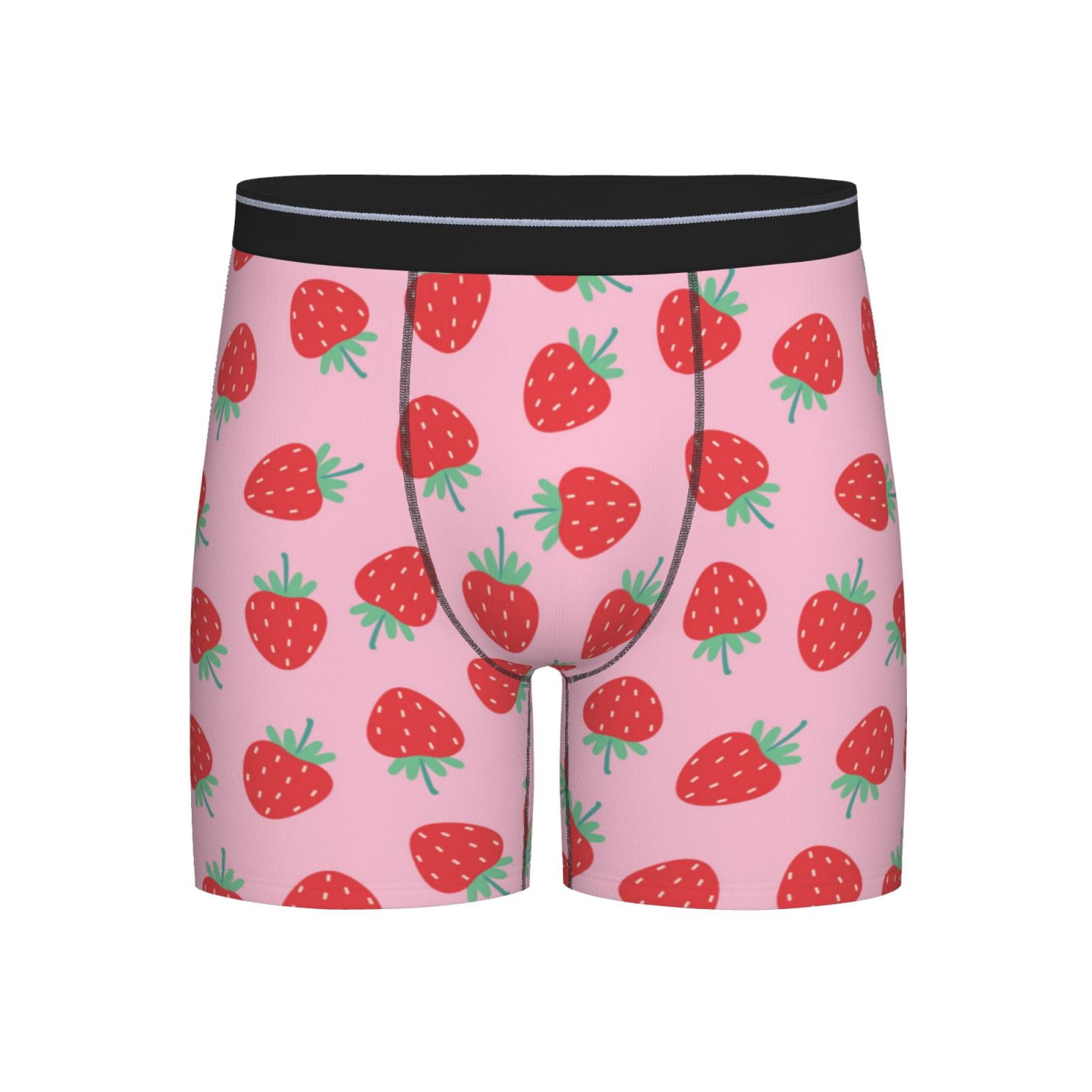 Disketp Hand Drawn Strawberry Men's Boxer Briefs Men’s Underwear Boxer ...