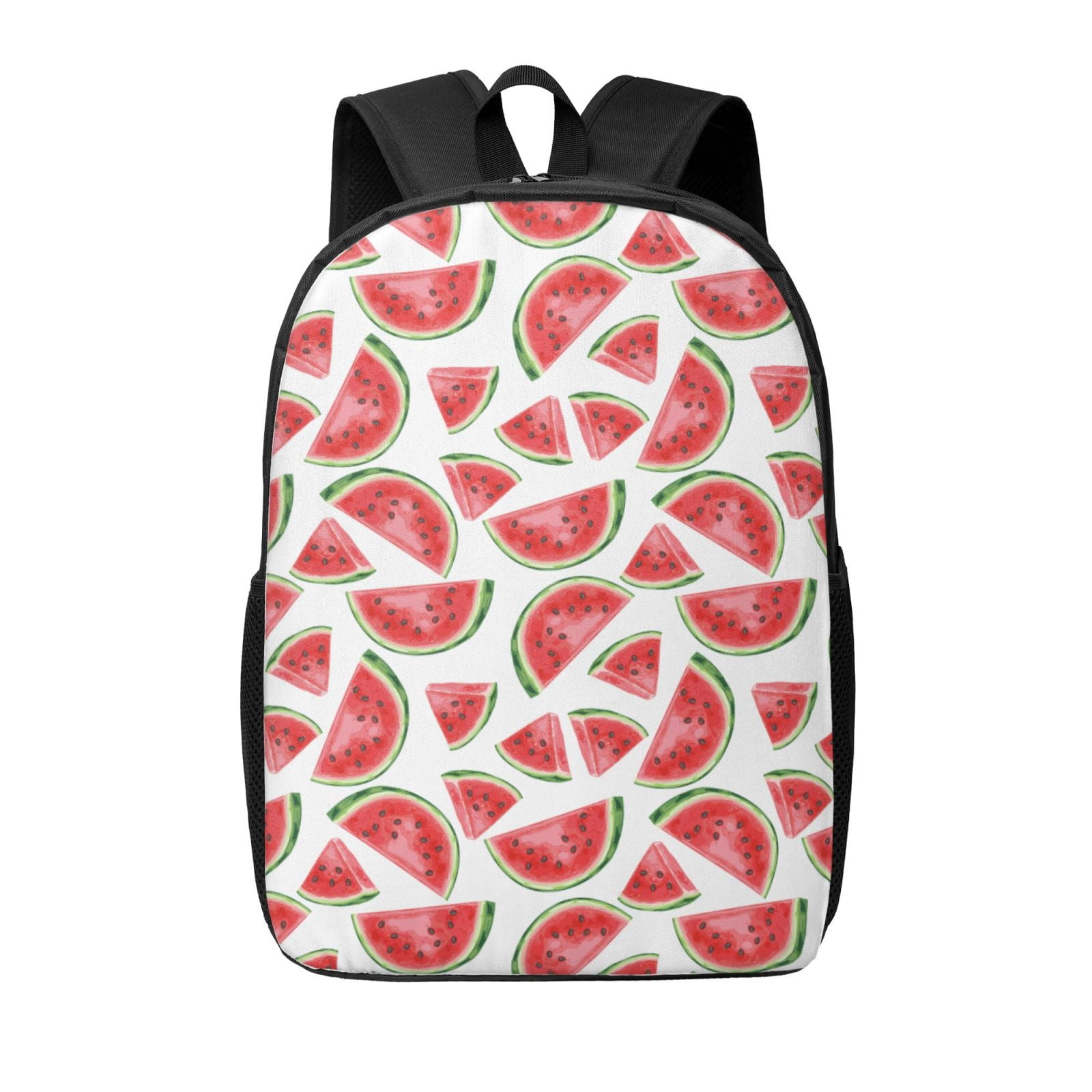 Disketp Hand Drawn Watermelon School Backpack, Lightweight Basic Middle ...
