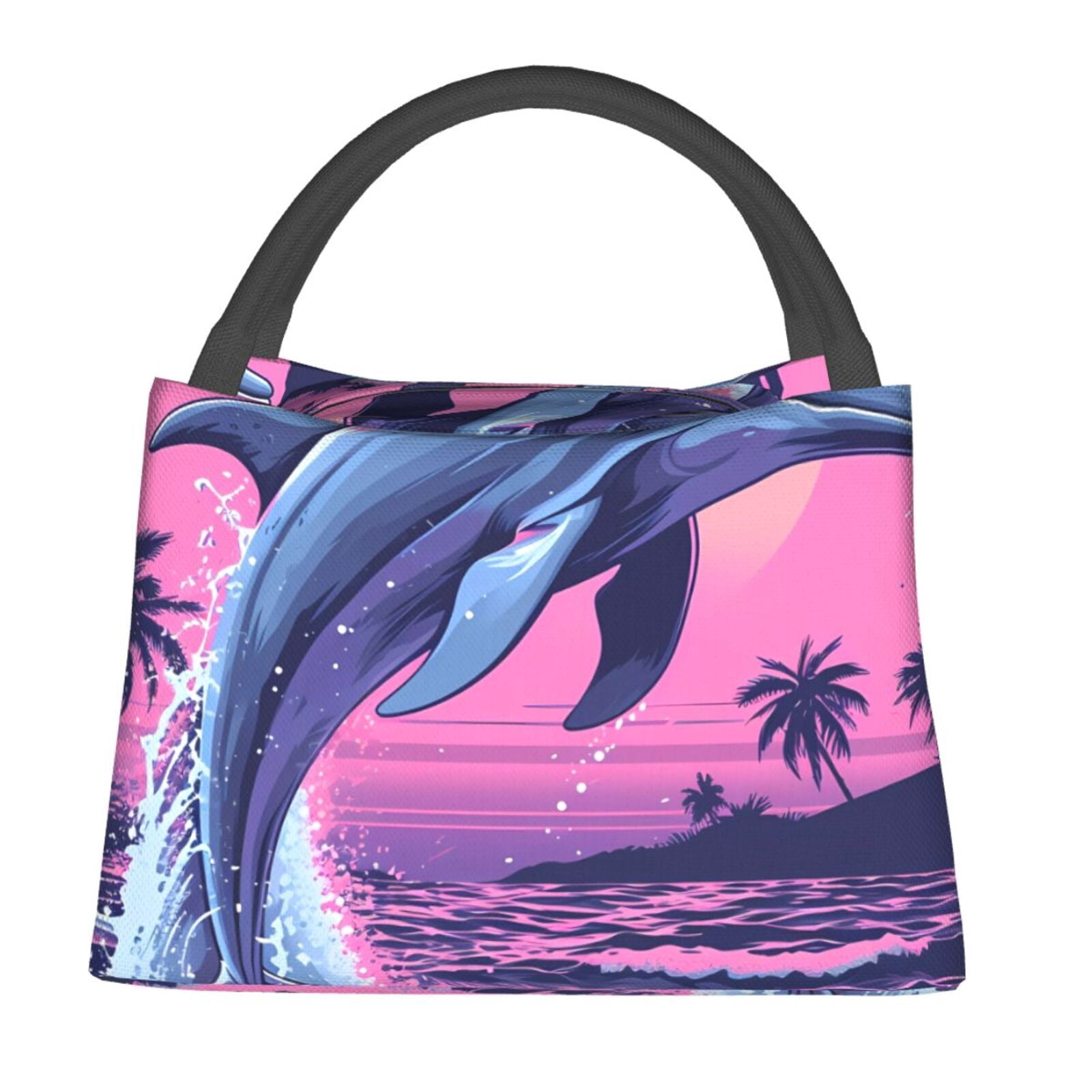 Disketp Hawaiian Beach Dolphin Insulated Bags, Insulated Cooler Bag ...