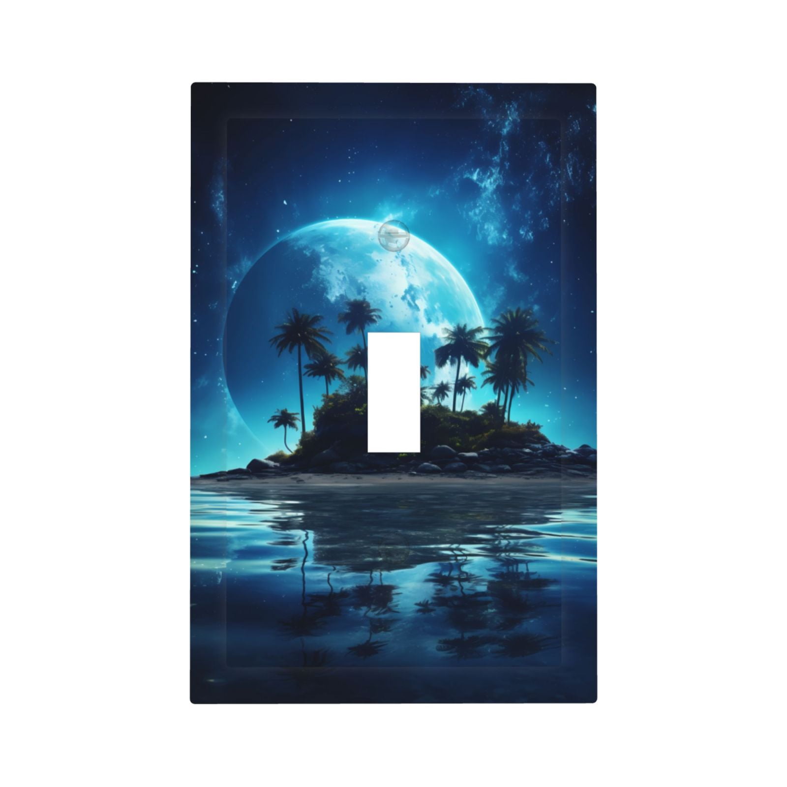 Disketp Hawaiian Beach Pirate Moon Decorative Light Switch or Outlet ...
