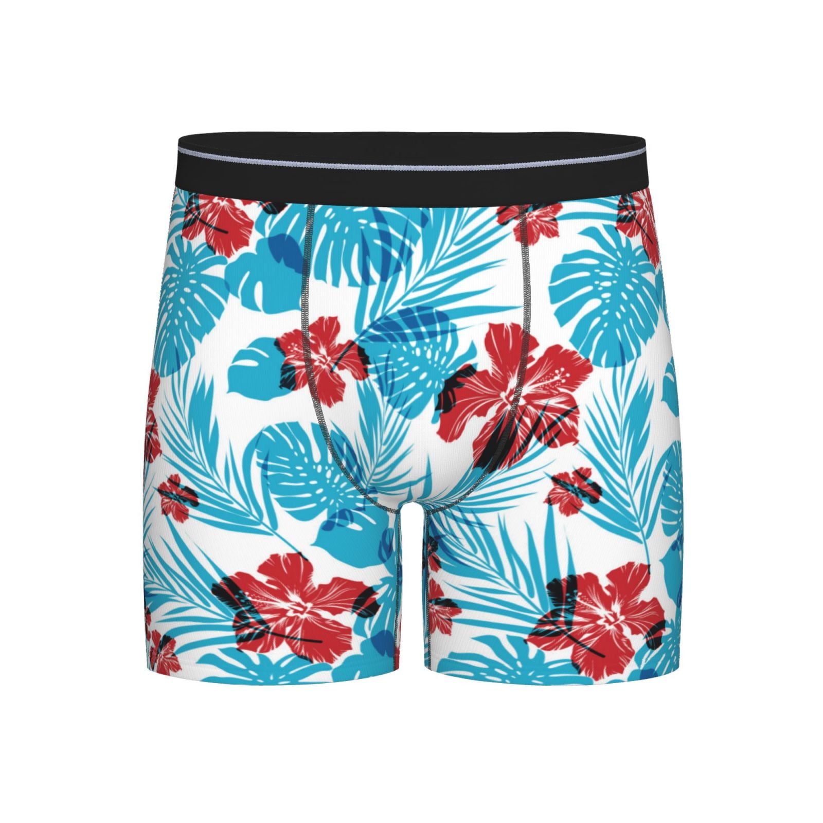 Disketp Hawaiian Style Men's Boxer Briefs Men’s Underwear Boxer Briefs ...