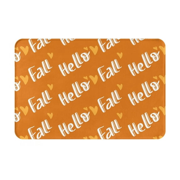 Disketp Hello Fall Mat for Front Door Outside - Doormat Outdoor ...