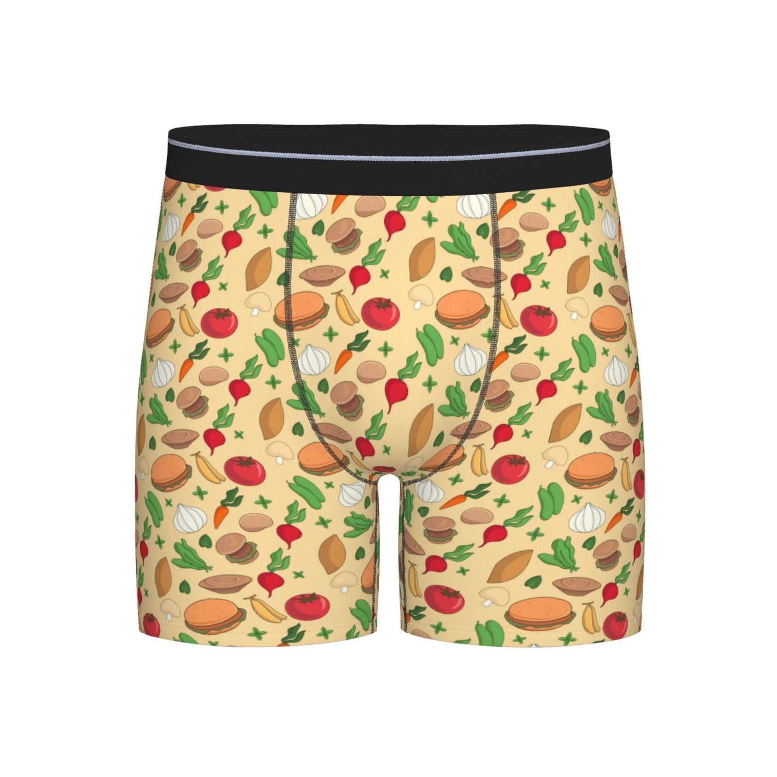 Disketp Herb Of Burger Men's Boxer Briefs Men’s Underwear Boxer Briefs ...